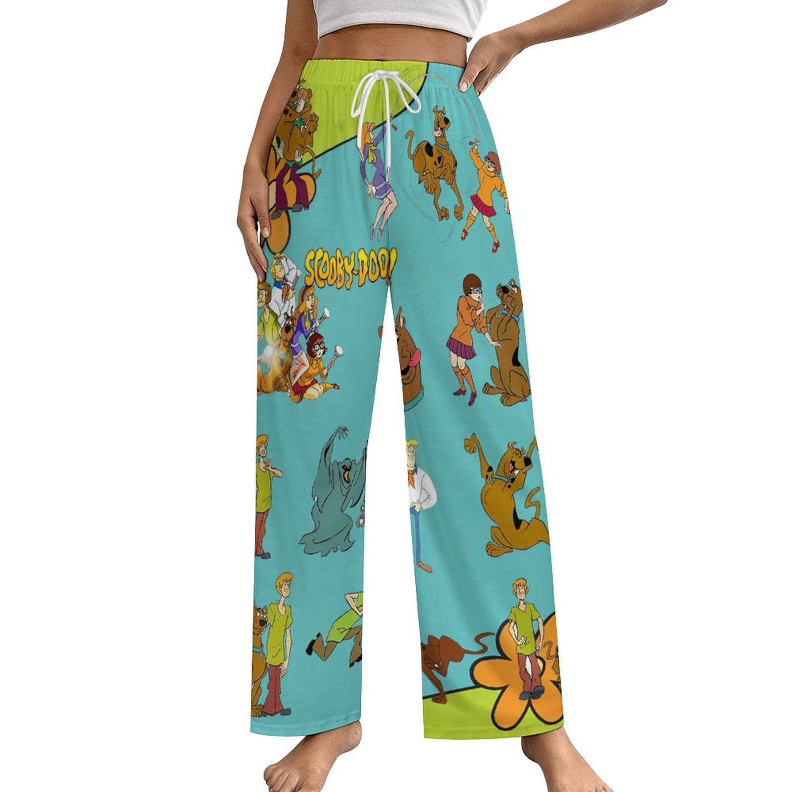 Scooby-Doo Scooby Women Pajama Suit Sleepwear Long Pants Pajama Lady ...