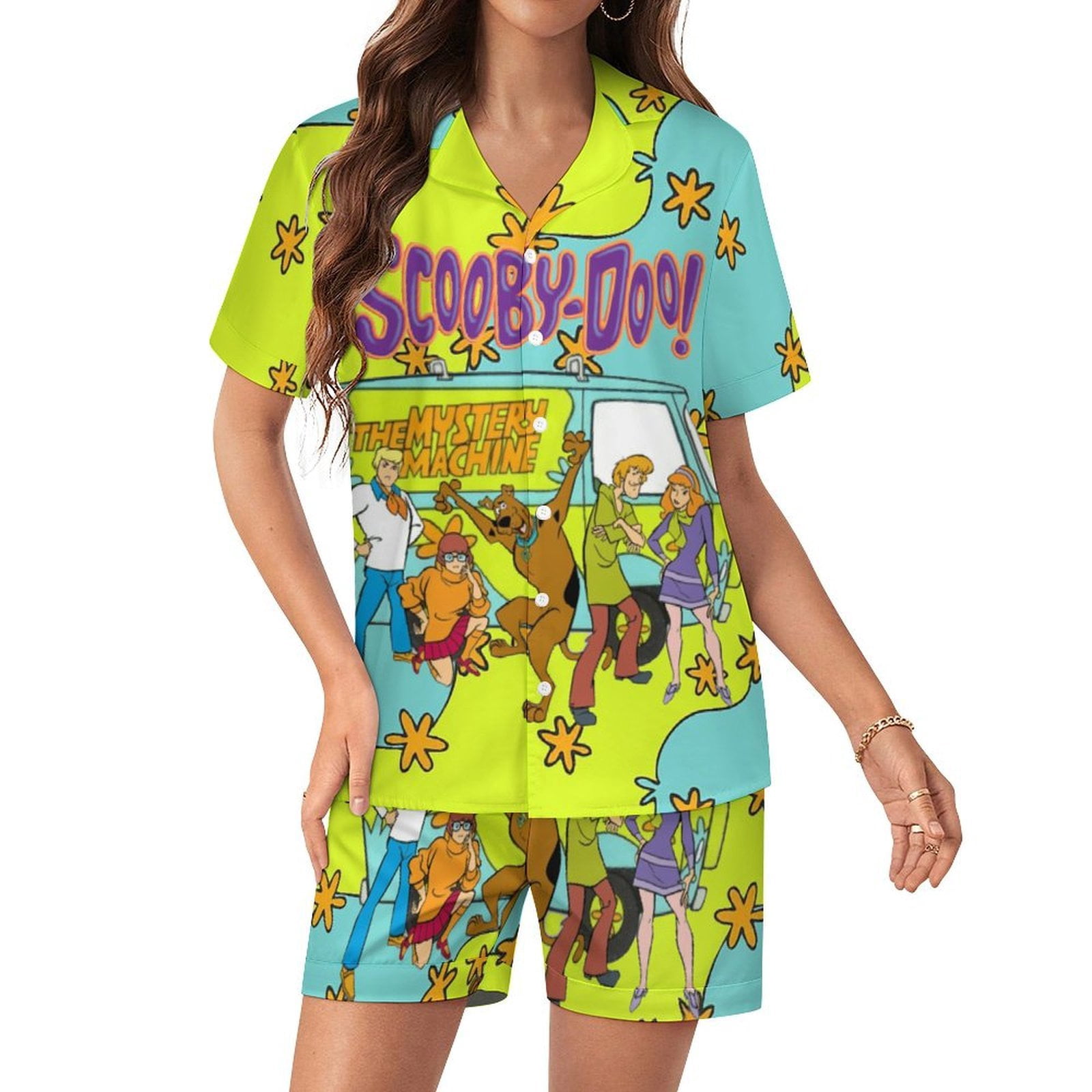 Scooby-Doo Scooby Women's Pajama Set 2-Piece Sleepwear Loungewear ...