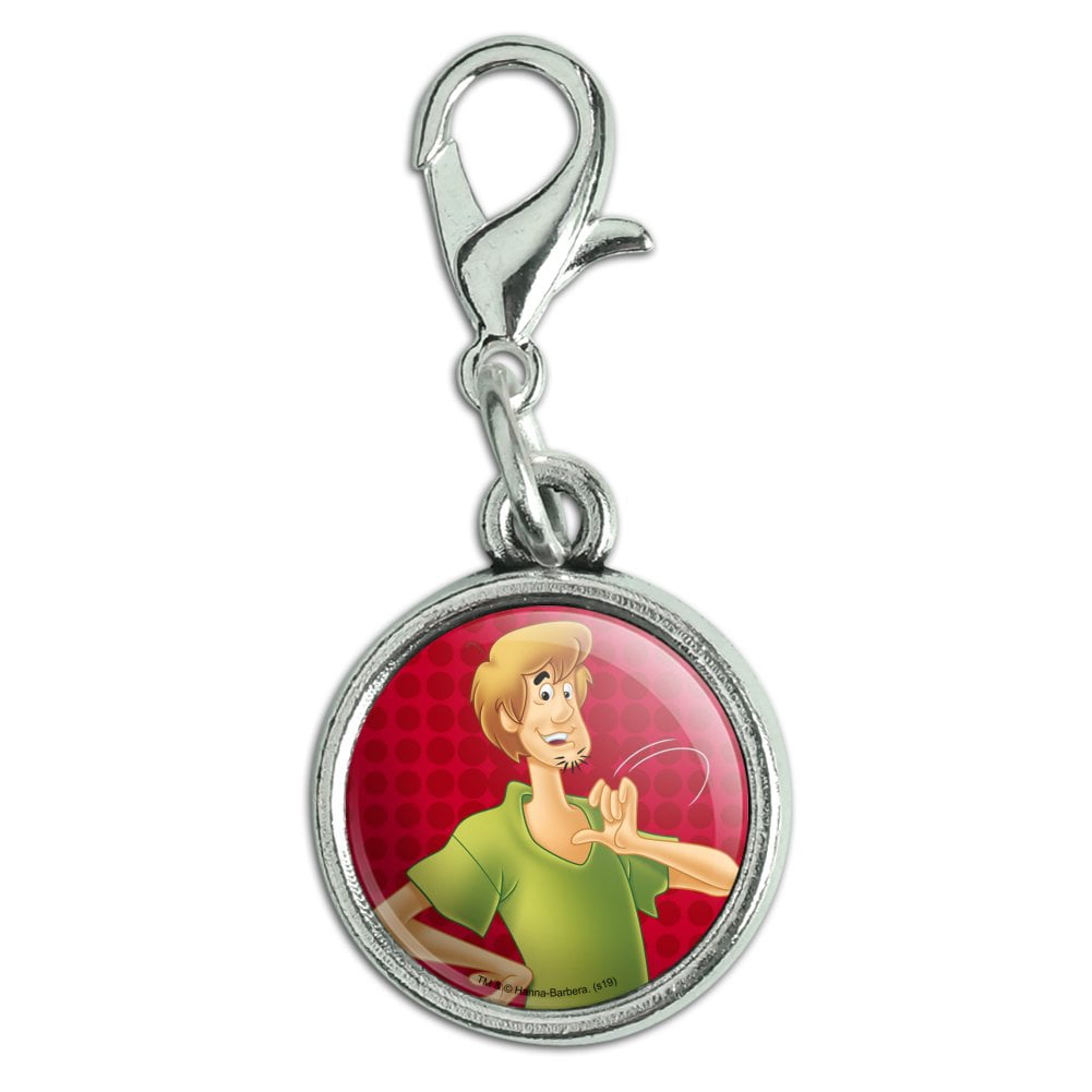 Scooby-Doo Shaggy Character Antiqued Bracelet Pendant Zipper Pull Charm ...