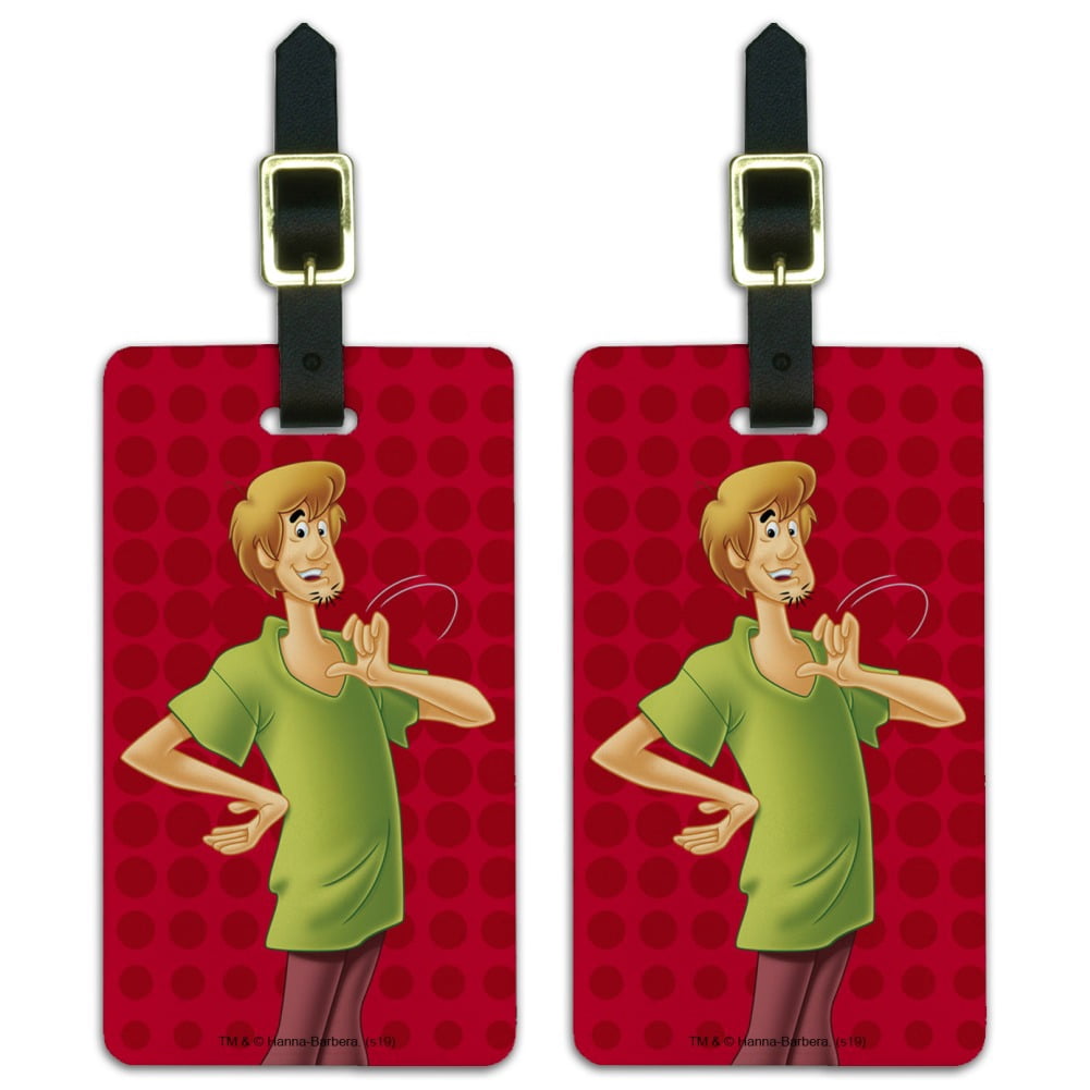Official Scooby-Doo & Shaggy Luggage Tags - Set of 2, UV & Water ...