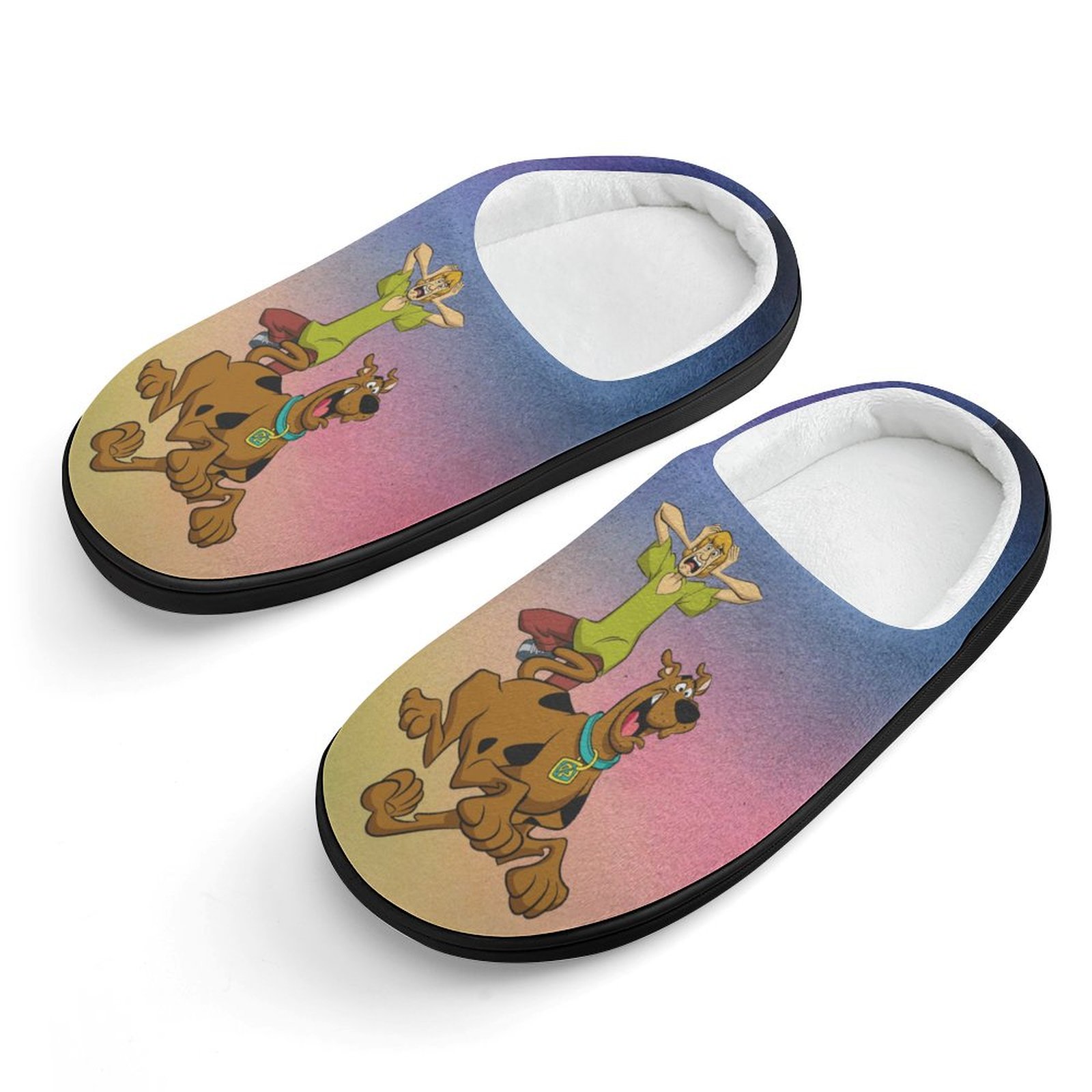 Scooby Doo Shaggy Soft Plush Slippers for Boys Girls Winter Warm Cotton ...