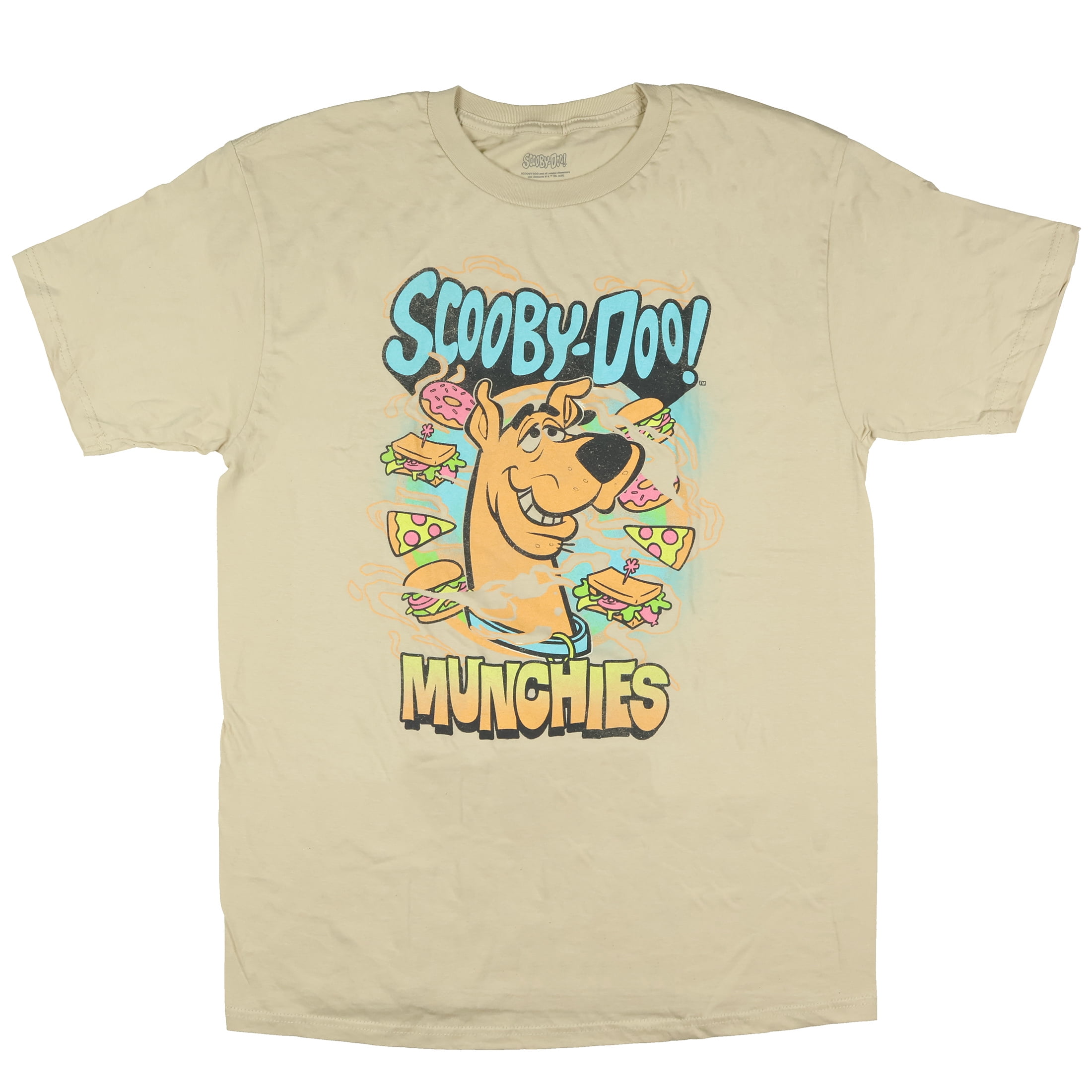 Scooby-Doo Shirt Mens Surrounded By Munchies Adult Short Sleeve Graphic ...