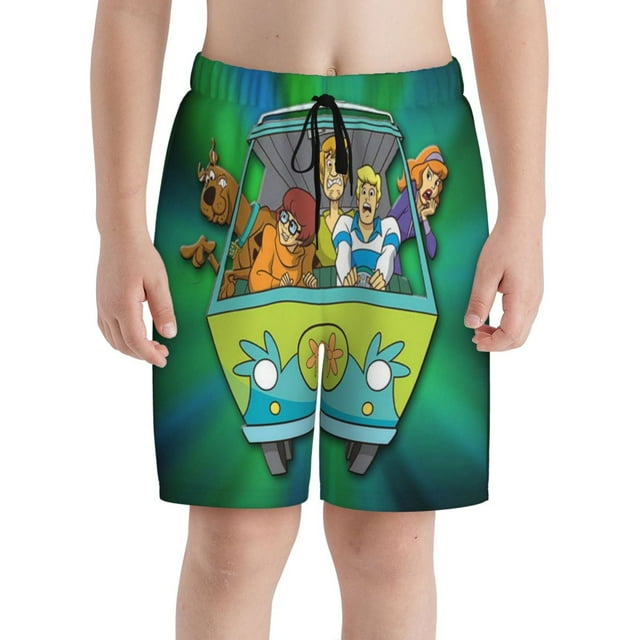 Scooby Doo Short Kids Swim Trunk Cartoon Boys Swim Trunks Quick Dry Sun ...