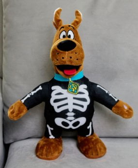 Scooby Doo Skeleton Costume Motion Plush, 14" - Walmart.com