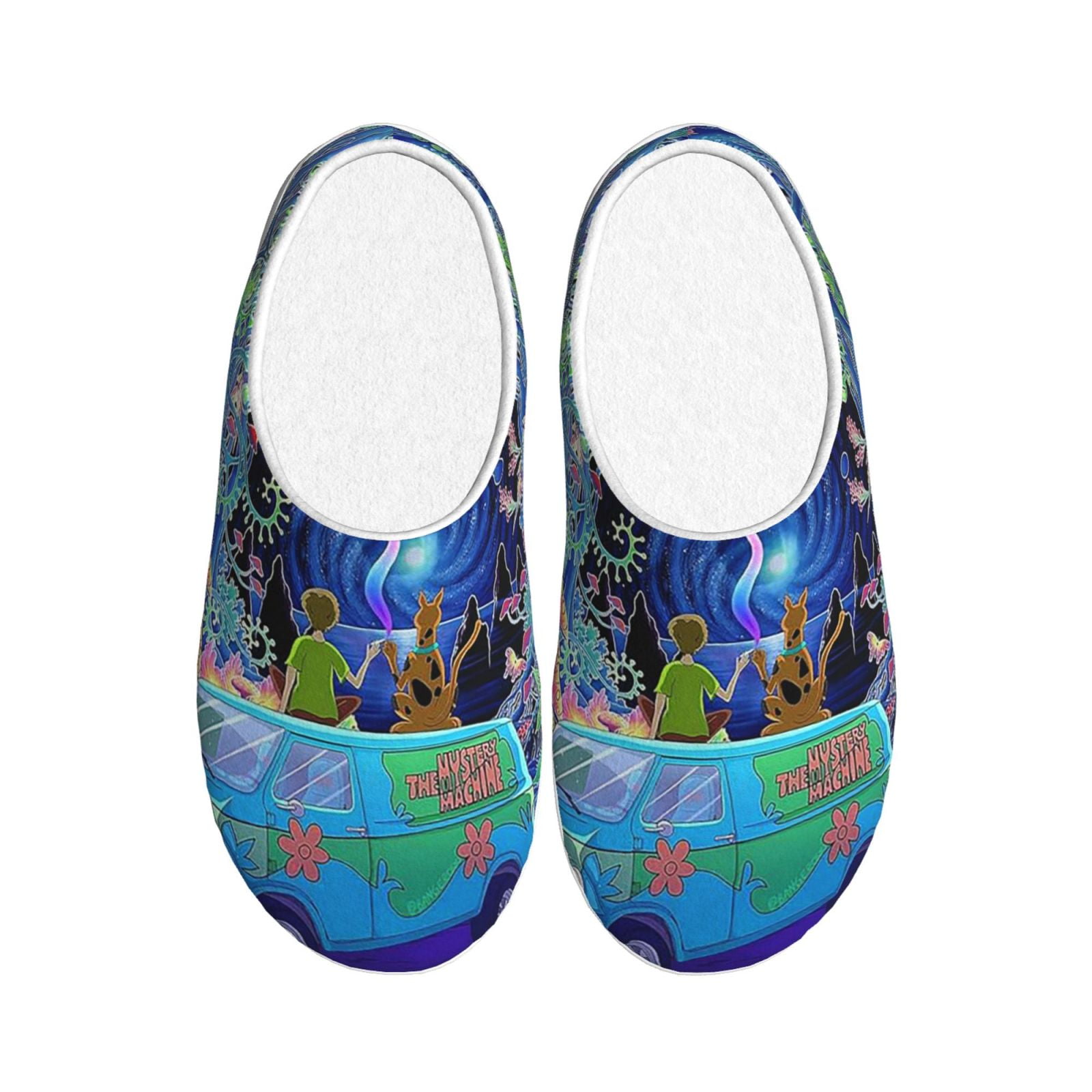 Scooby-Doo Sky House Cotton Slippers Slip-On Indoor Memory Foam House ...