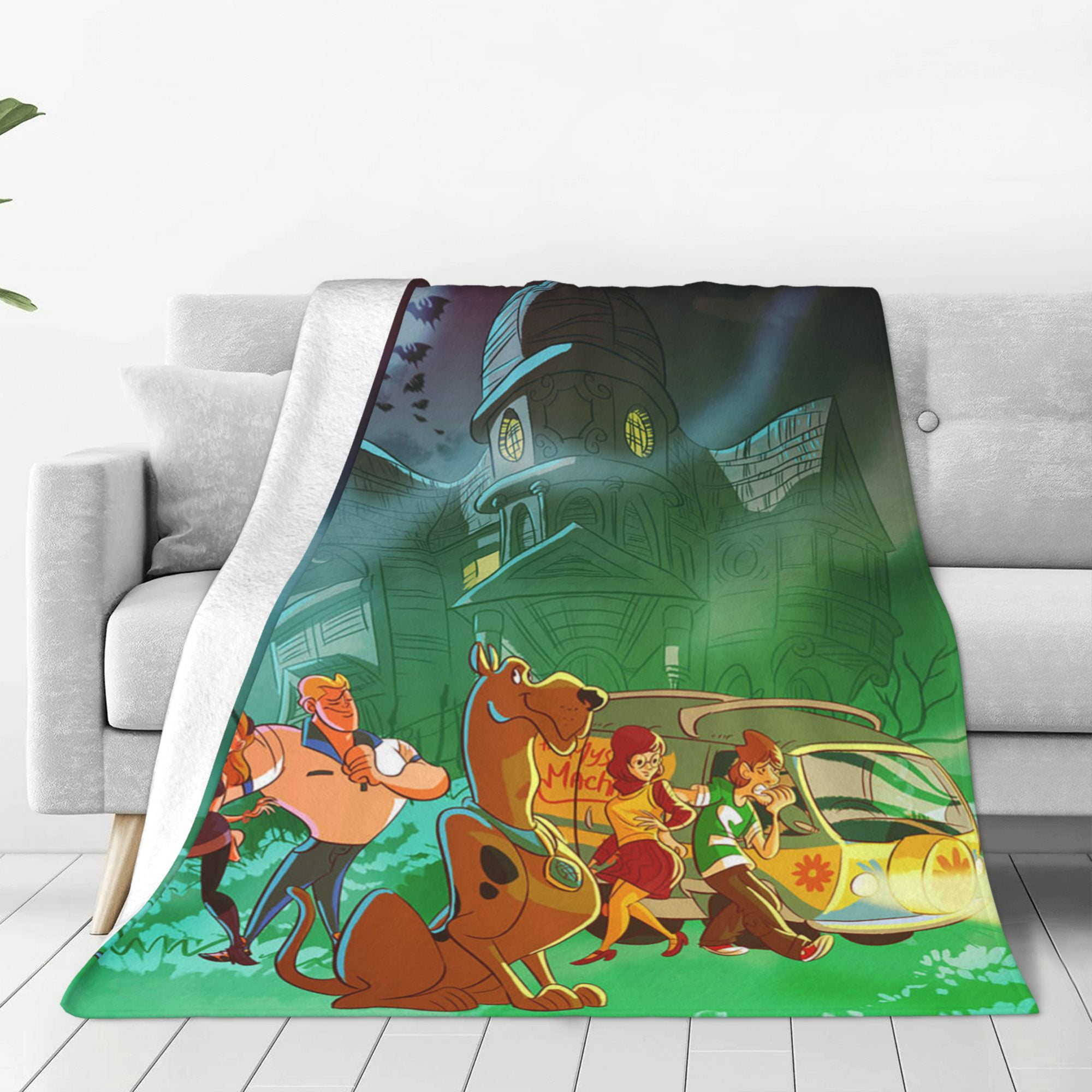 Scooby Doo Soft Lightweight Bed Blankets Plush Fuzzy Cozy Blanket ...
