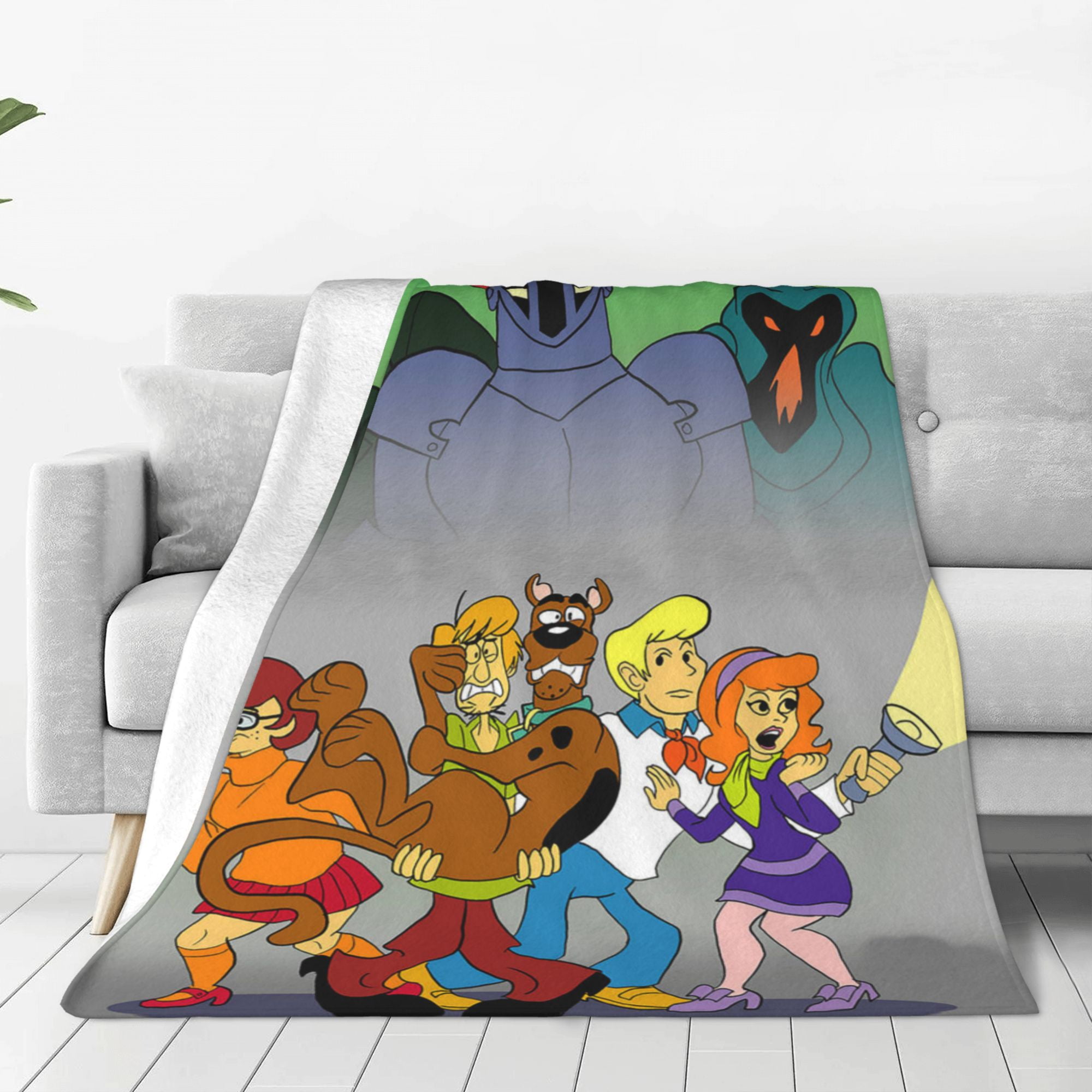 Scooby Doo Soft Lightweight Bed Blankets Plush Fuzzy Cozy Blanket ...