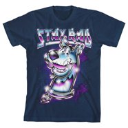 Scooby Doo Spooked Shaggy And Scooby Boy's Navy Blue T-shirt-XL ...