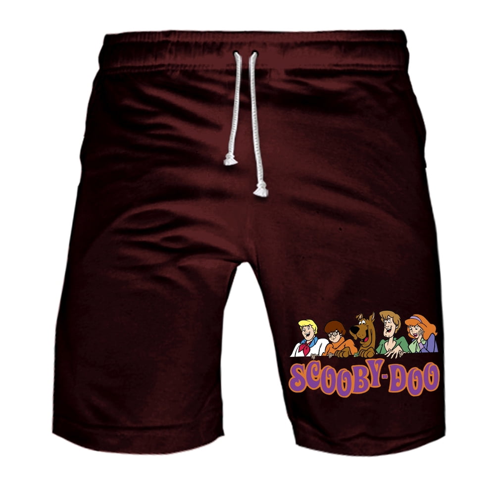 Scooby Doo Sweatshorts Cartoon Cosplay Women Men's Running Shorts Funny ...