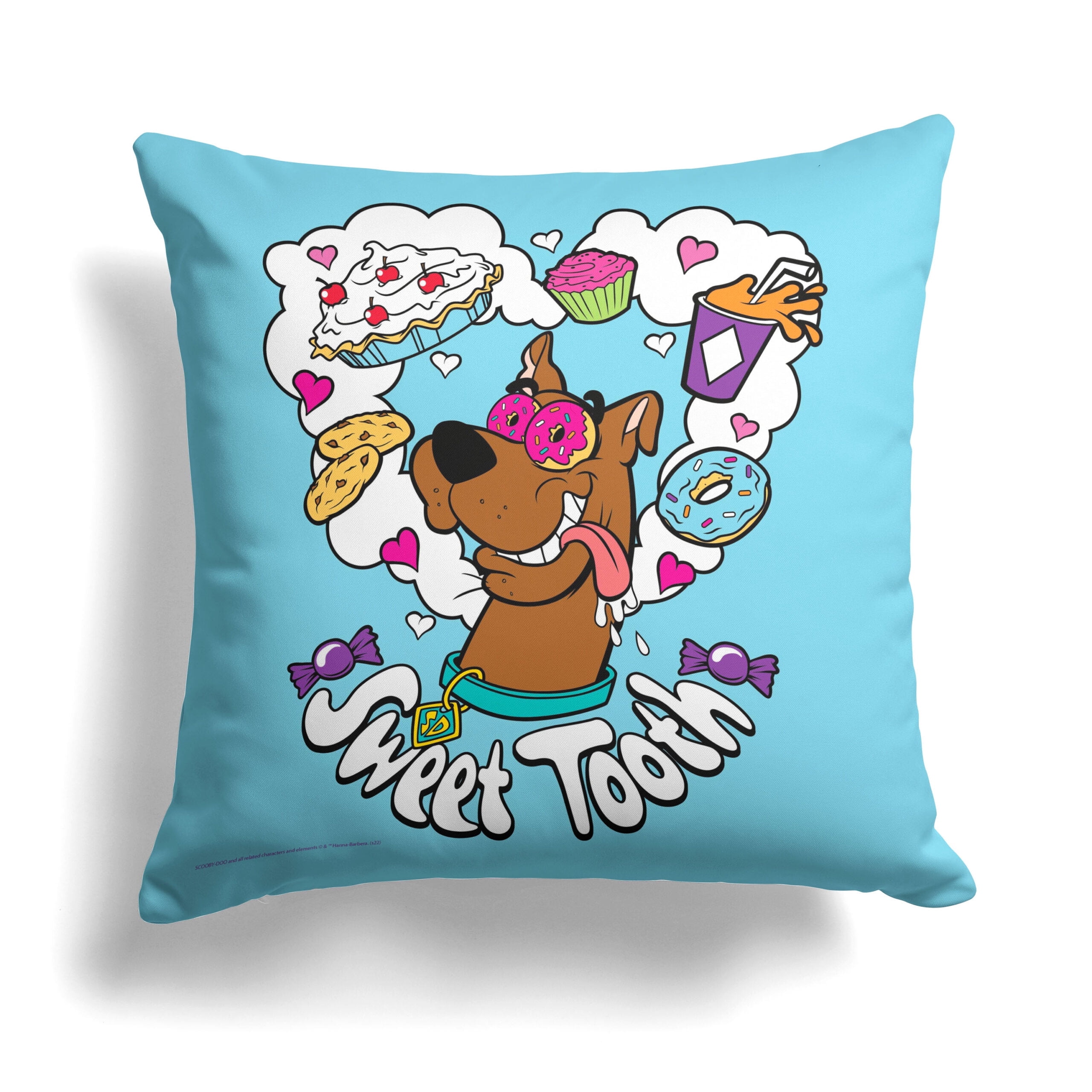 Scooby Doo Sweet Tooth Kids Printed Throw Pillow, 18 x 18 inches ...