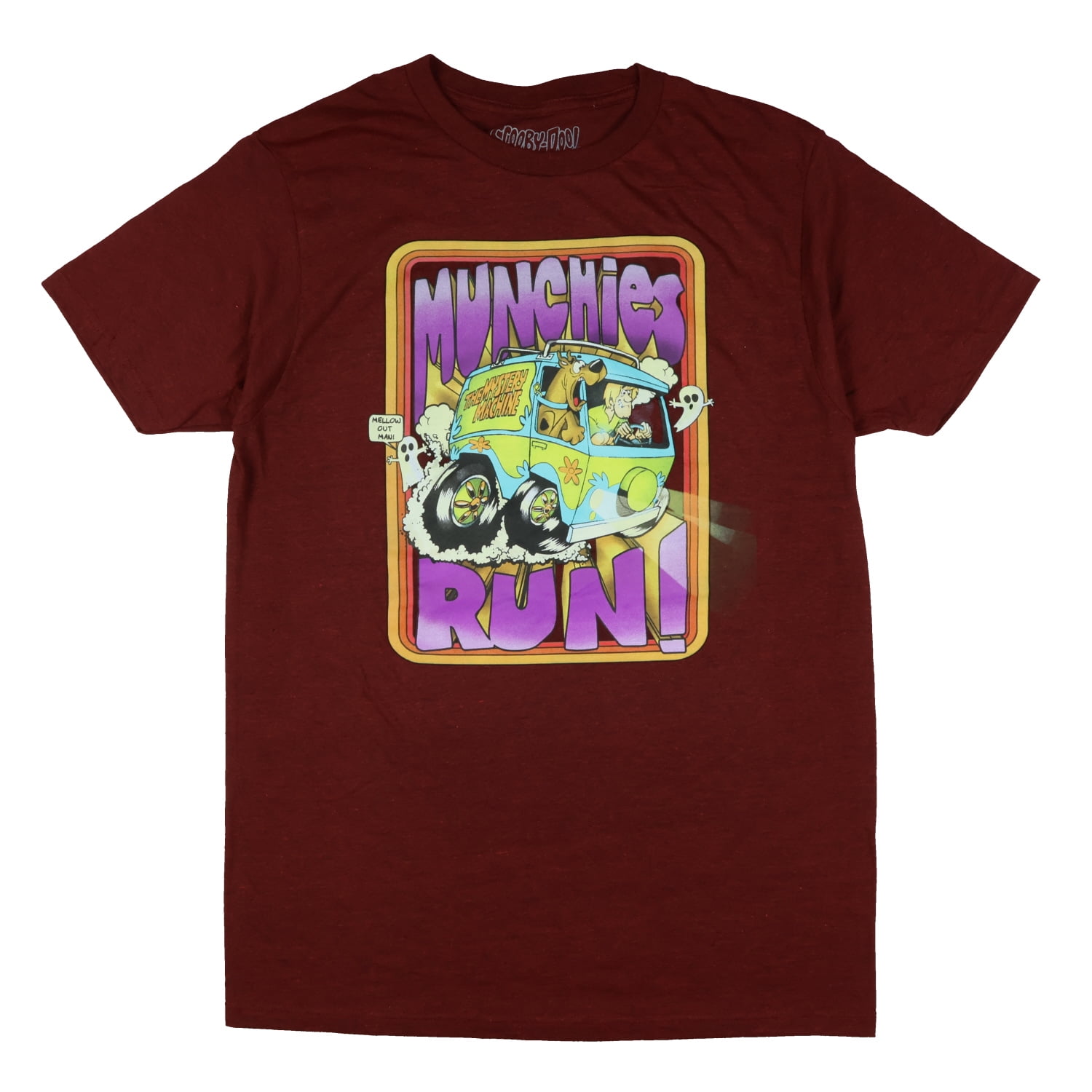 Scooby-Doo T-Shirt Men's Shaggy And Scoob Munchies Run Short Sleeve Tee ...