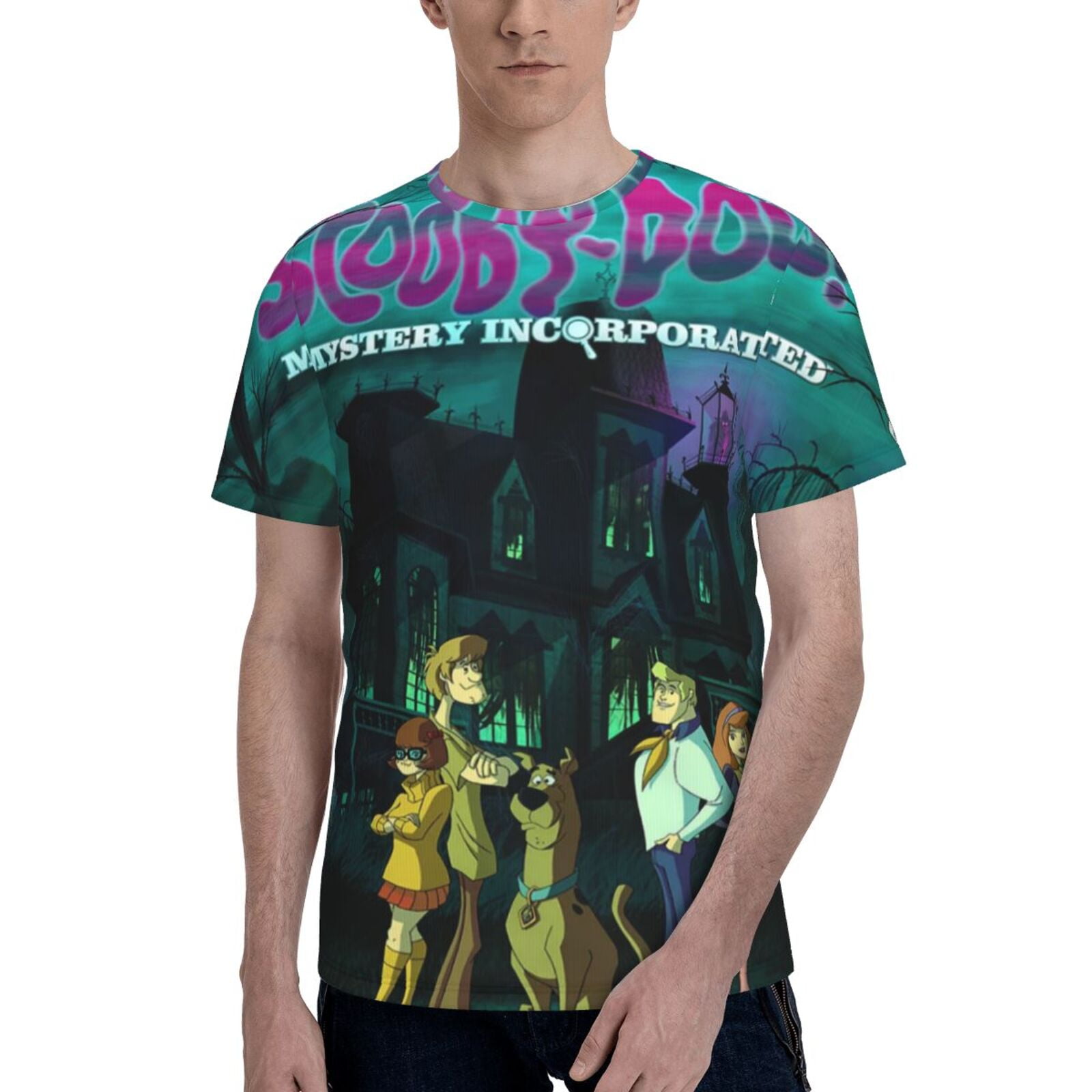 Scooby-Doo T-Shirts 3d Printed Short Sleeve Tee Shirt For Men - Walmart.com