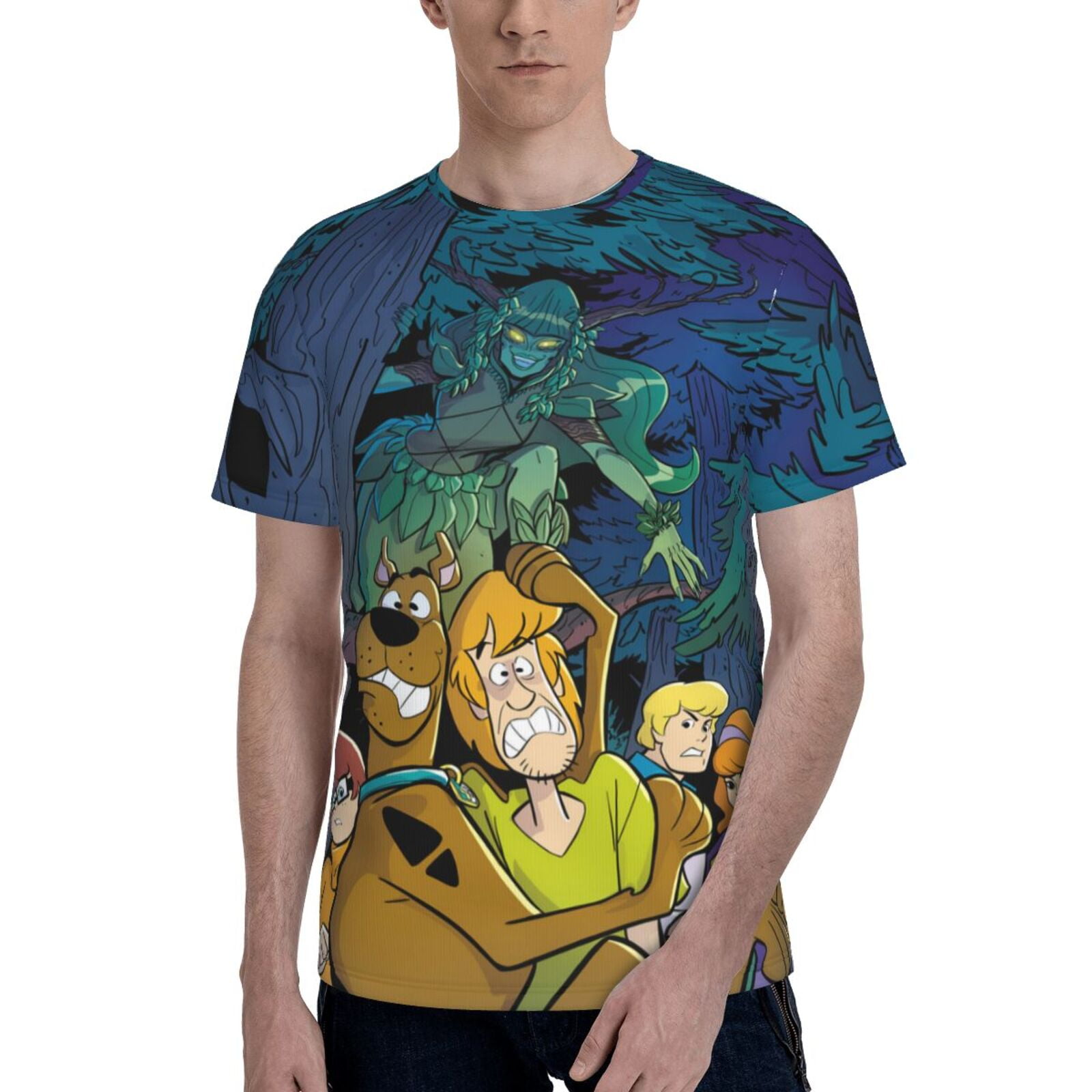 Scooby-Doo T-Shirts 3d Printed Short Sleeve Tee Shirt For Men - Walmart.com
