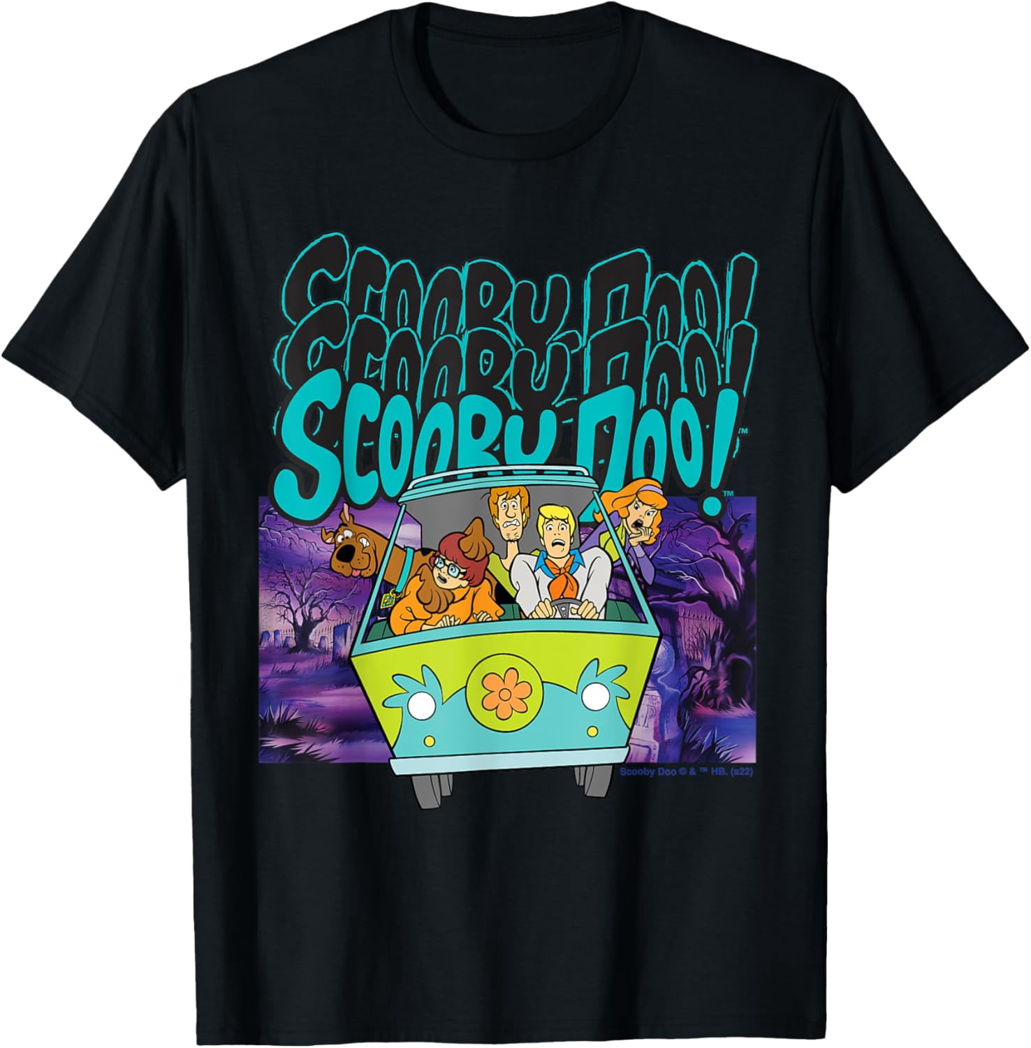 Scooby-Doo T-shirt Short Sleeve Crew Neck Cotton T Shirt for Men ...