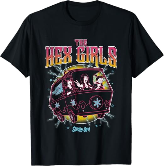 Scooby-Doo The Hex Girls Metal Vintage Big Chest Poster T-Shirt ...