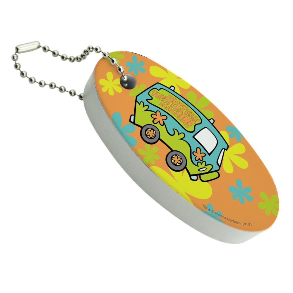 Scooby-Doo The Mystery Machine Floating Keychain Oval Foam Fishing Boat ...