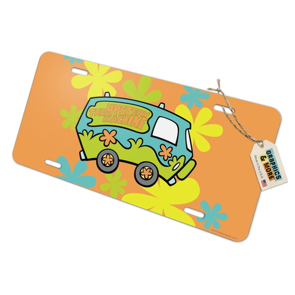 Scooby-Doo The Mystery Machine Novelty Metal Vanity Tag License Plate ...