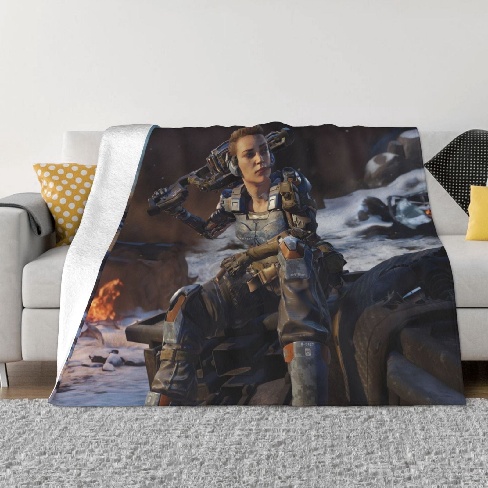 Call Of Duty Throw Blanket Couch Bed Sofa Soft Lightweight Warm Cozy ...