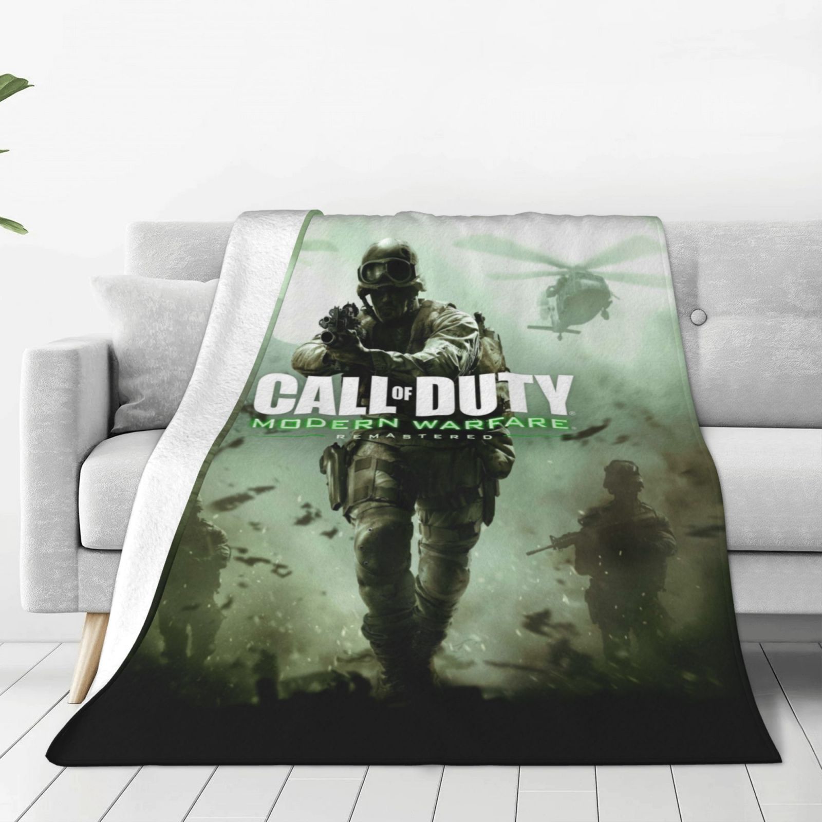 Call Of Duty Throw Blanket Couch Bed Sofa Soft Lightweight Warm Cozy ...