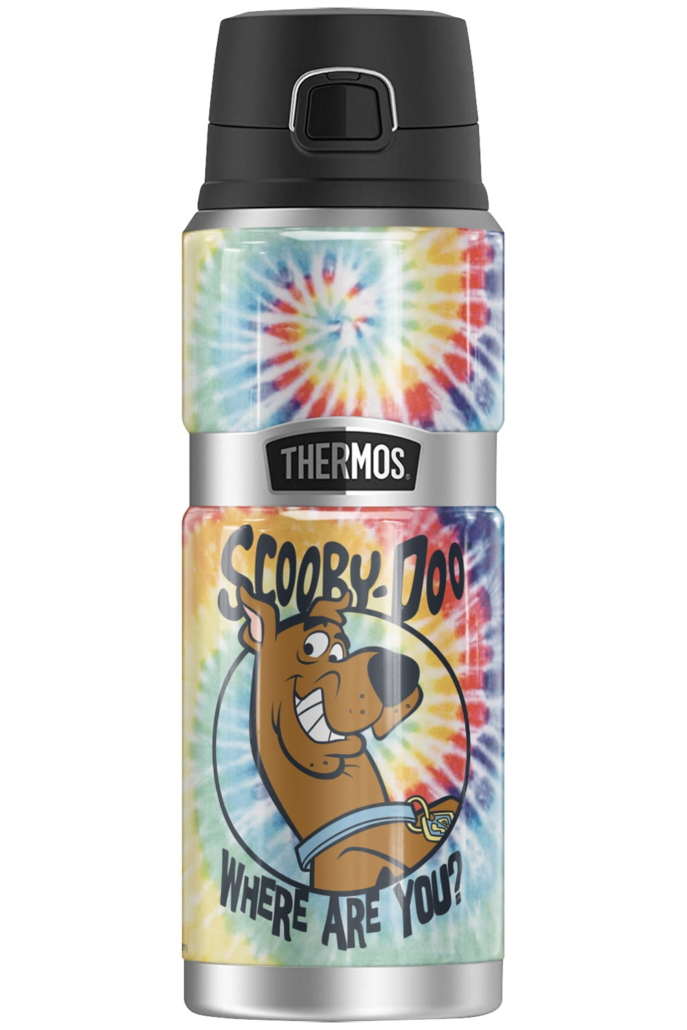 Scooby-Doo Tie Dye THERMOS STAINLESS KING Stainless Steel Drink Bottle ...