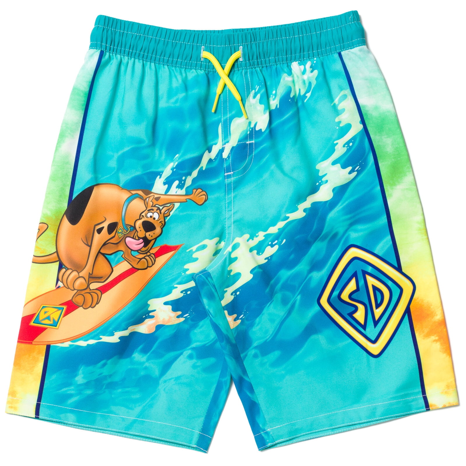 Scooby Doo Toddler Boys Swim Trunks Bathing Suit Blue 4T - Walmart.com