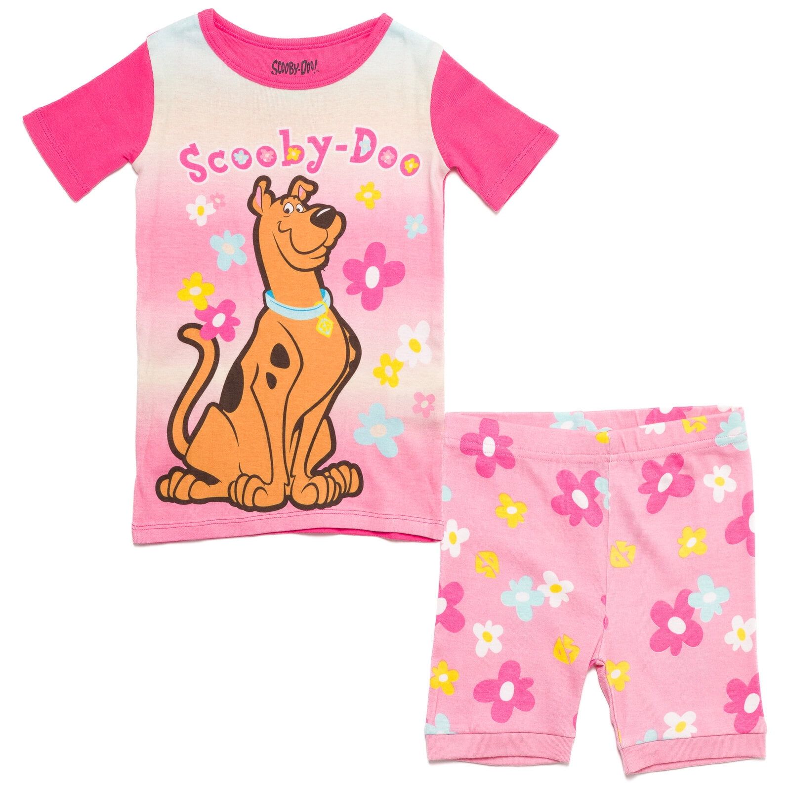 Scooby-Doo Kids Pajama Set - Toddler Girls Snug Fit Character Jammies ...
