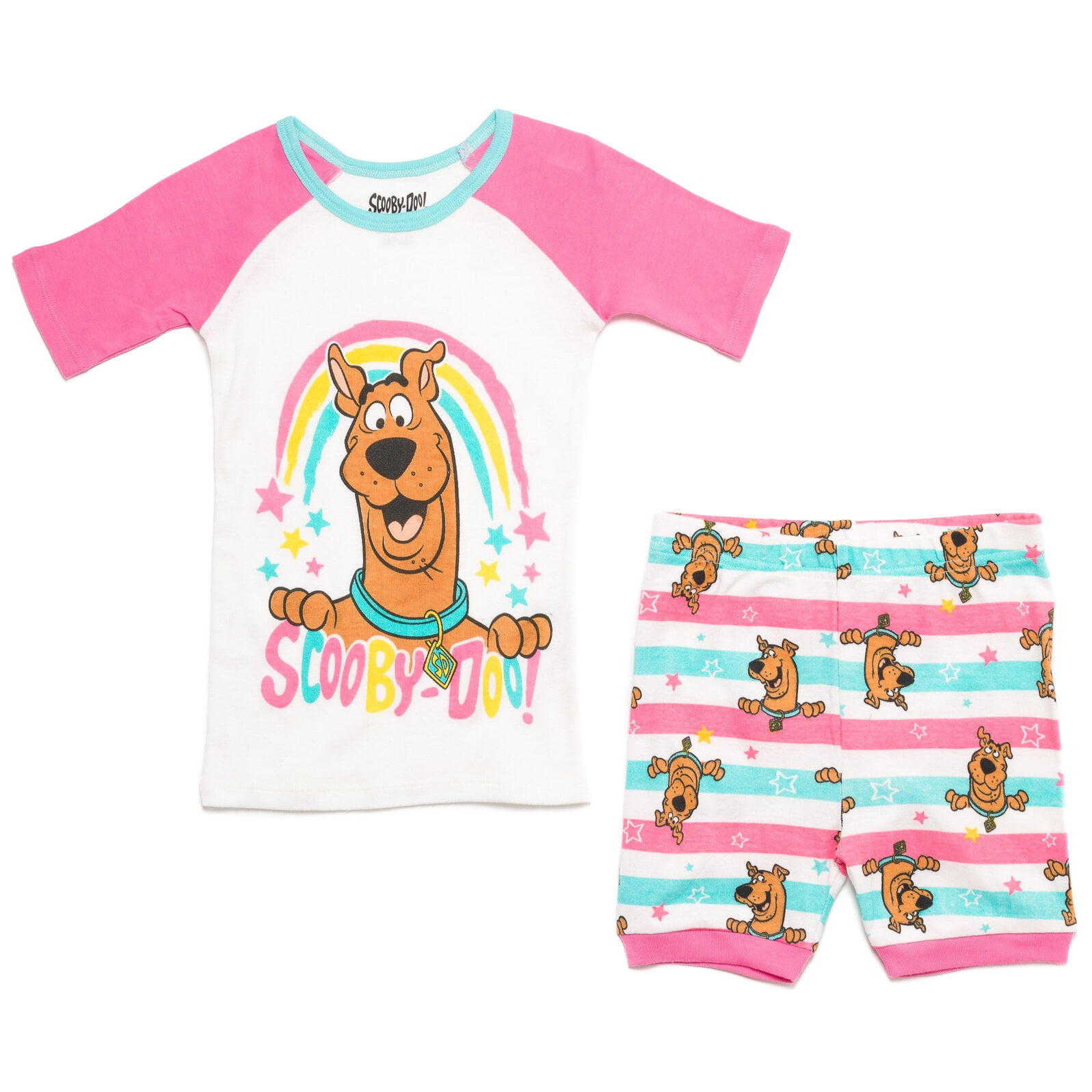 Scooby-Doo Toddler Girls Snug Fit Character Jammies Pajama Shirt ...