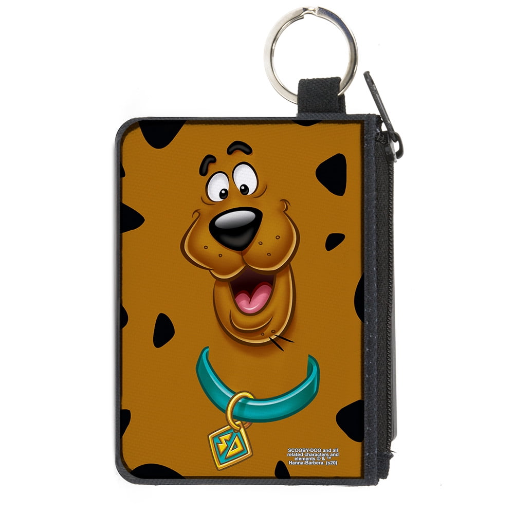 Scooby Doo Wallet, Coin Purse, Scooby Doo Smiling Face Spots Brown ...