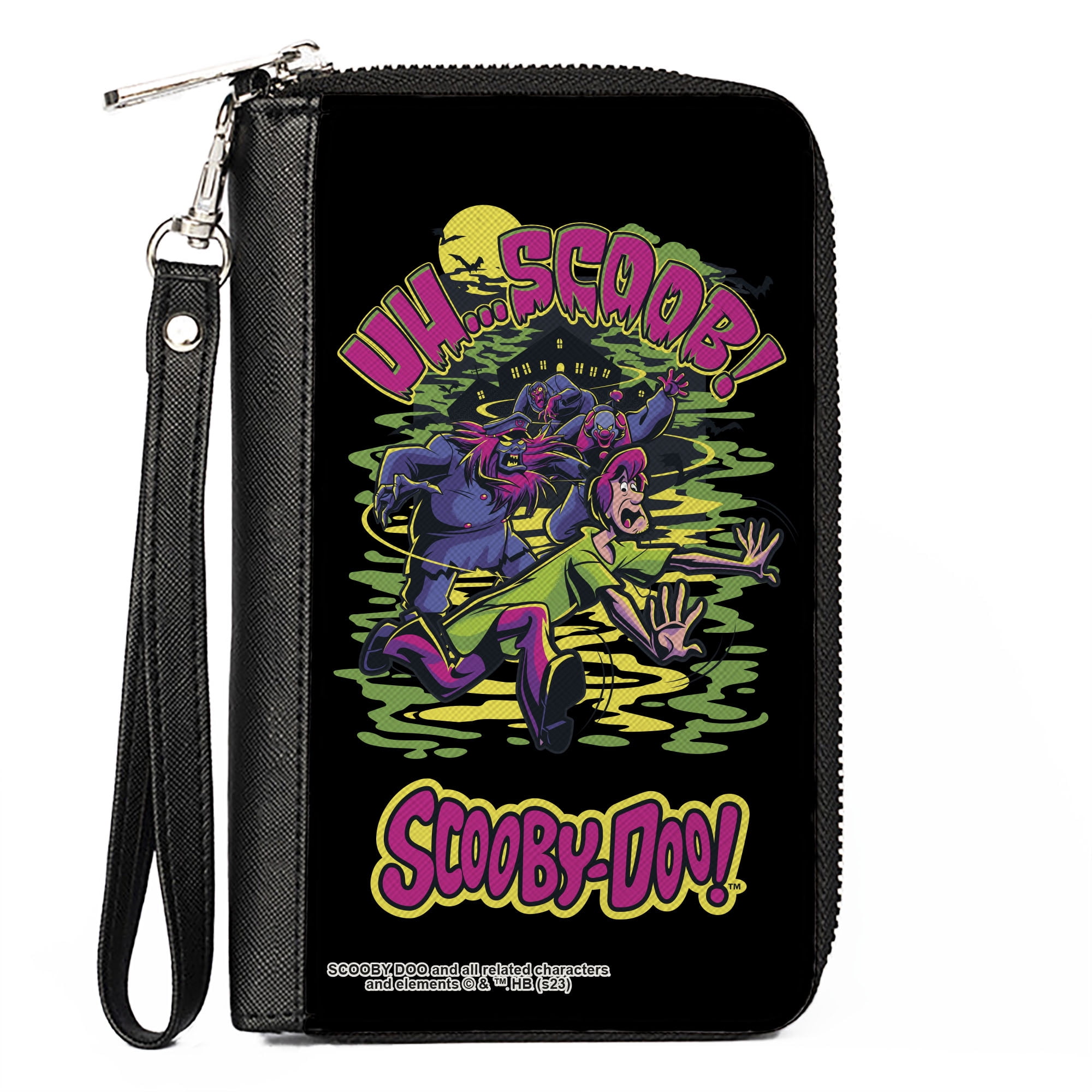 Scooby Doo Wallet, Zip Around, Scooby-Doo Monsters Chasing Shaggy UH ...