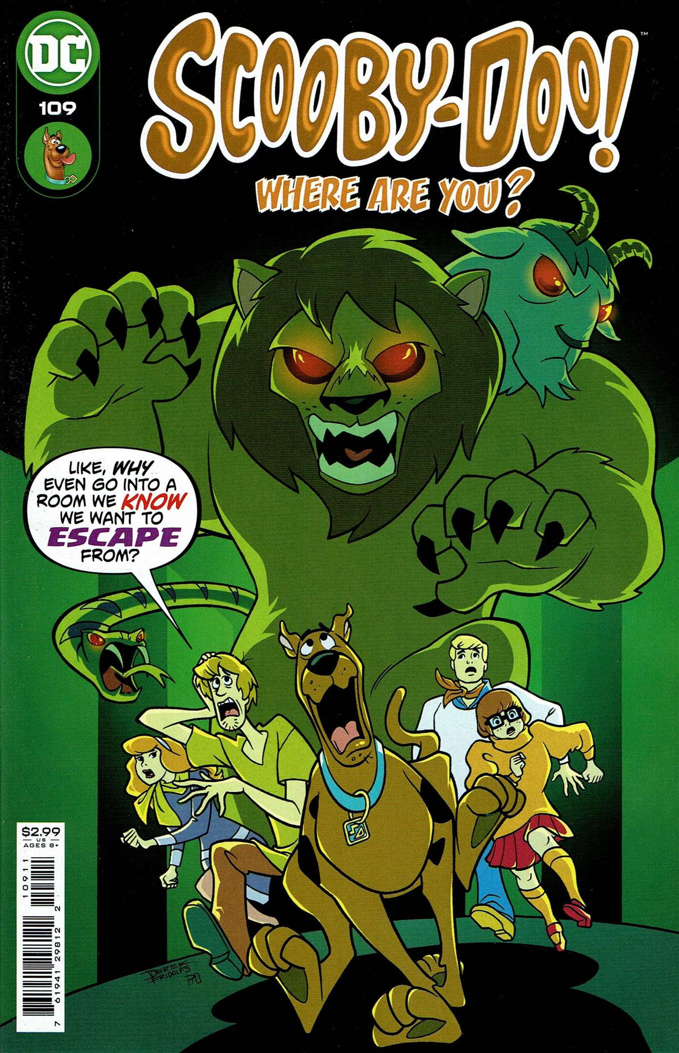 Scooby Doo, Where Are You? (DC) #109 VF ; DC Comic Book - Walmart.com