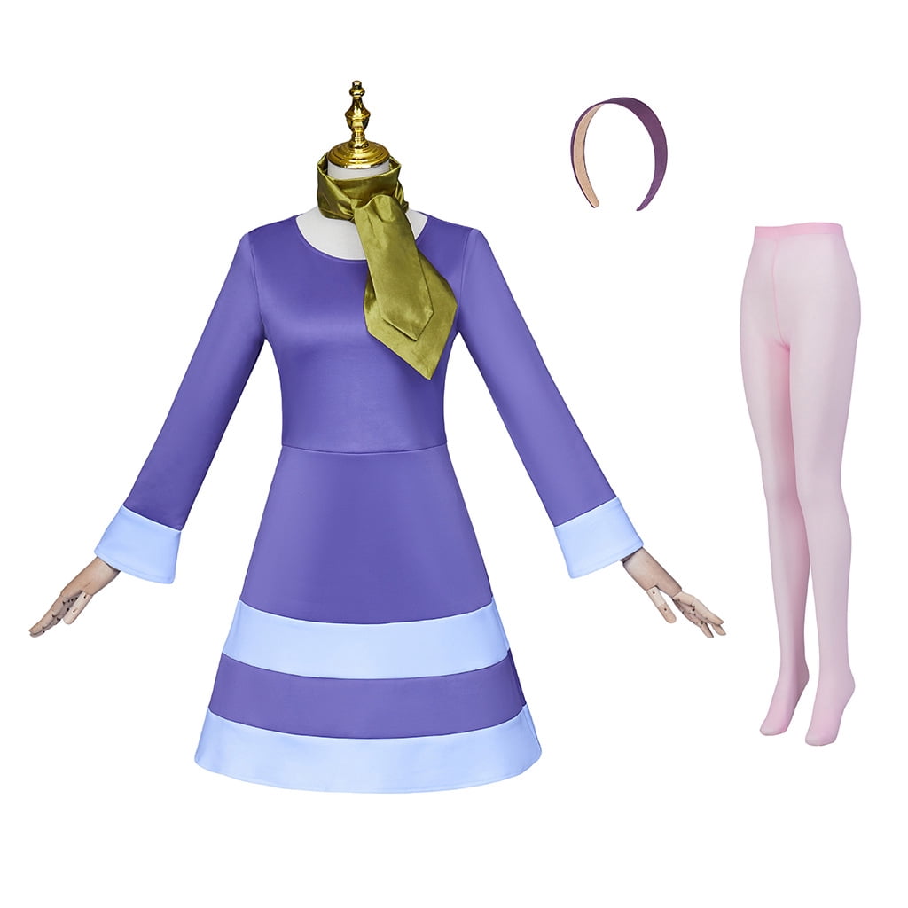 Scooby Doo Where Are You Daphne Blake Purple Dress Outfit for Women ...