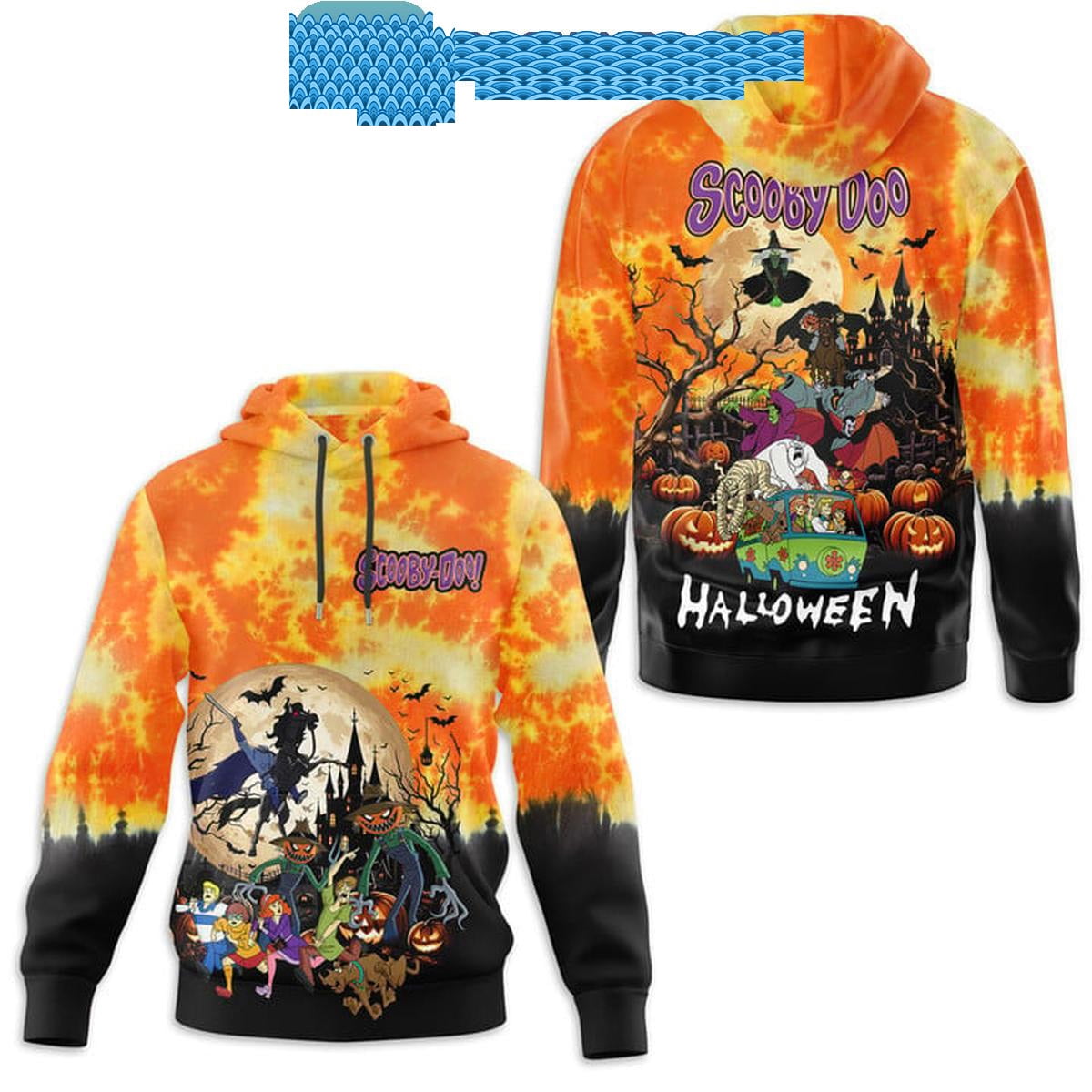 Scooby-Doo Where Are You In 2024 Halloween Creepy Hoodie T-Shirt ...