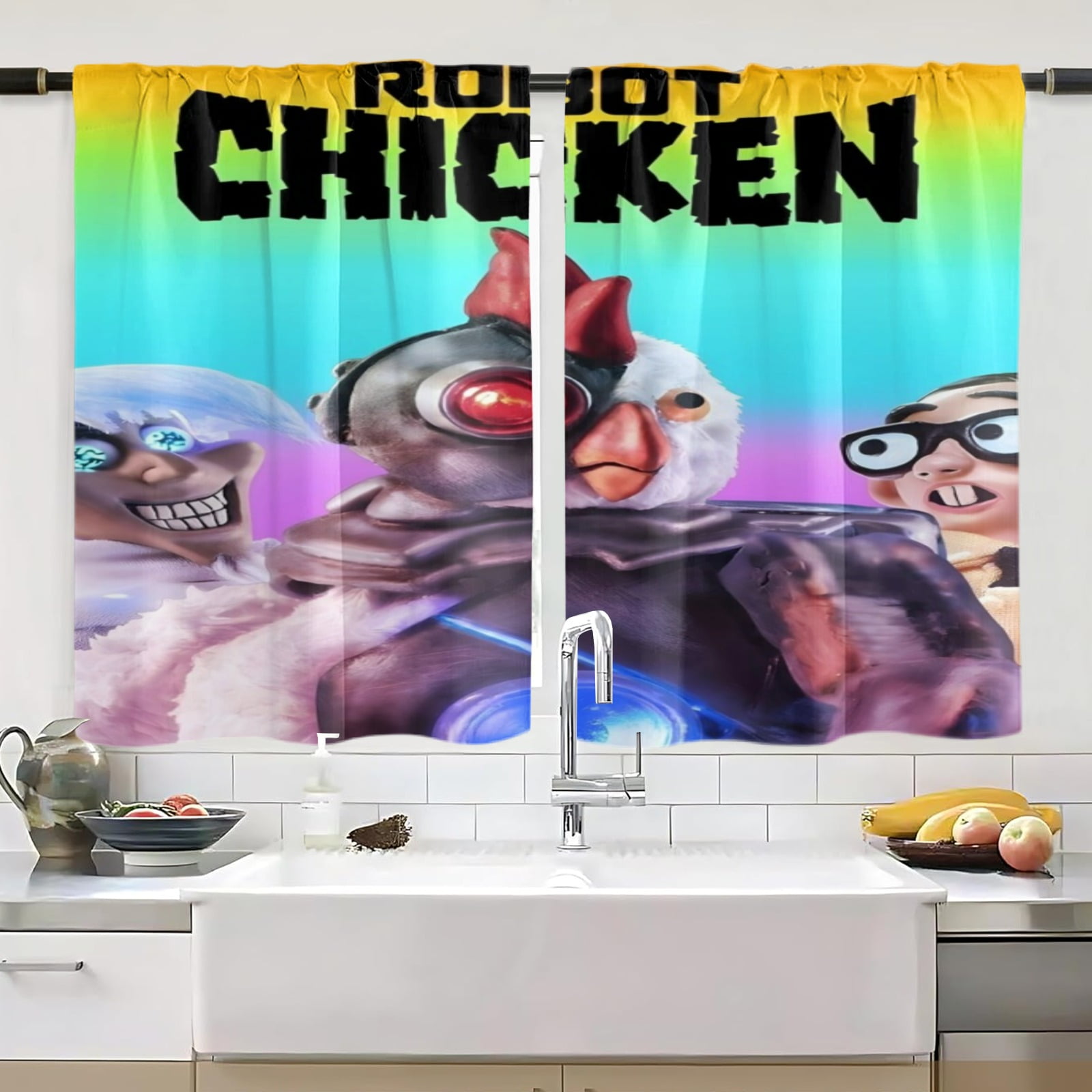 Scooby Doo Window Curtain - 2 Panels(28"x40") - Walmart.com