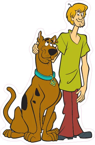 Scooby-Doo With Shaggy Sticker Window Decal Phone Decal Water Bottle ...