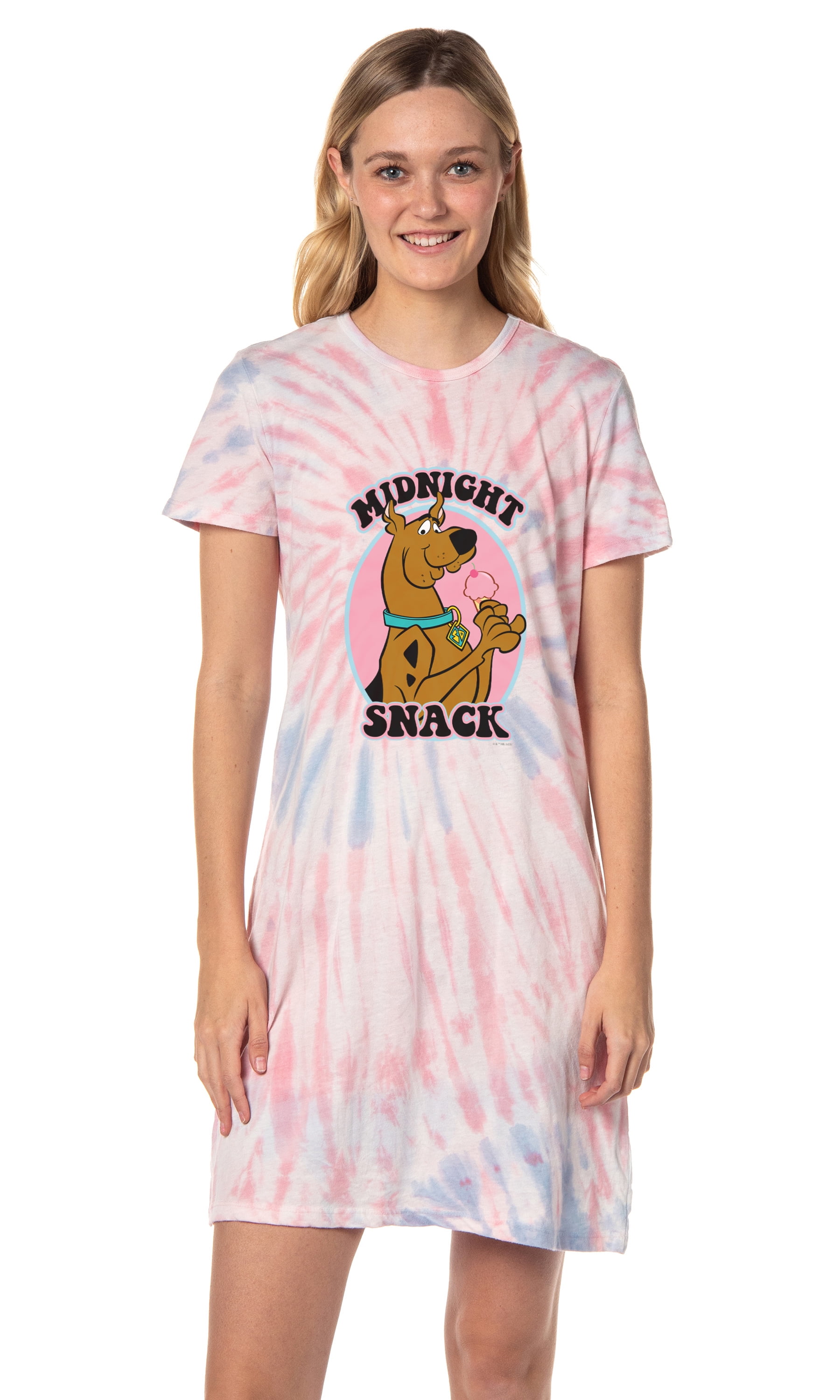 Scooby-Doo Women's Midnight Snack Nightgown Sleep Pajama Shirt For ...