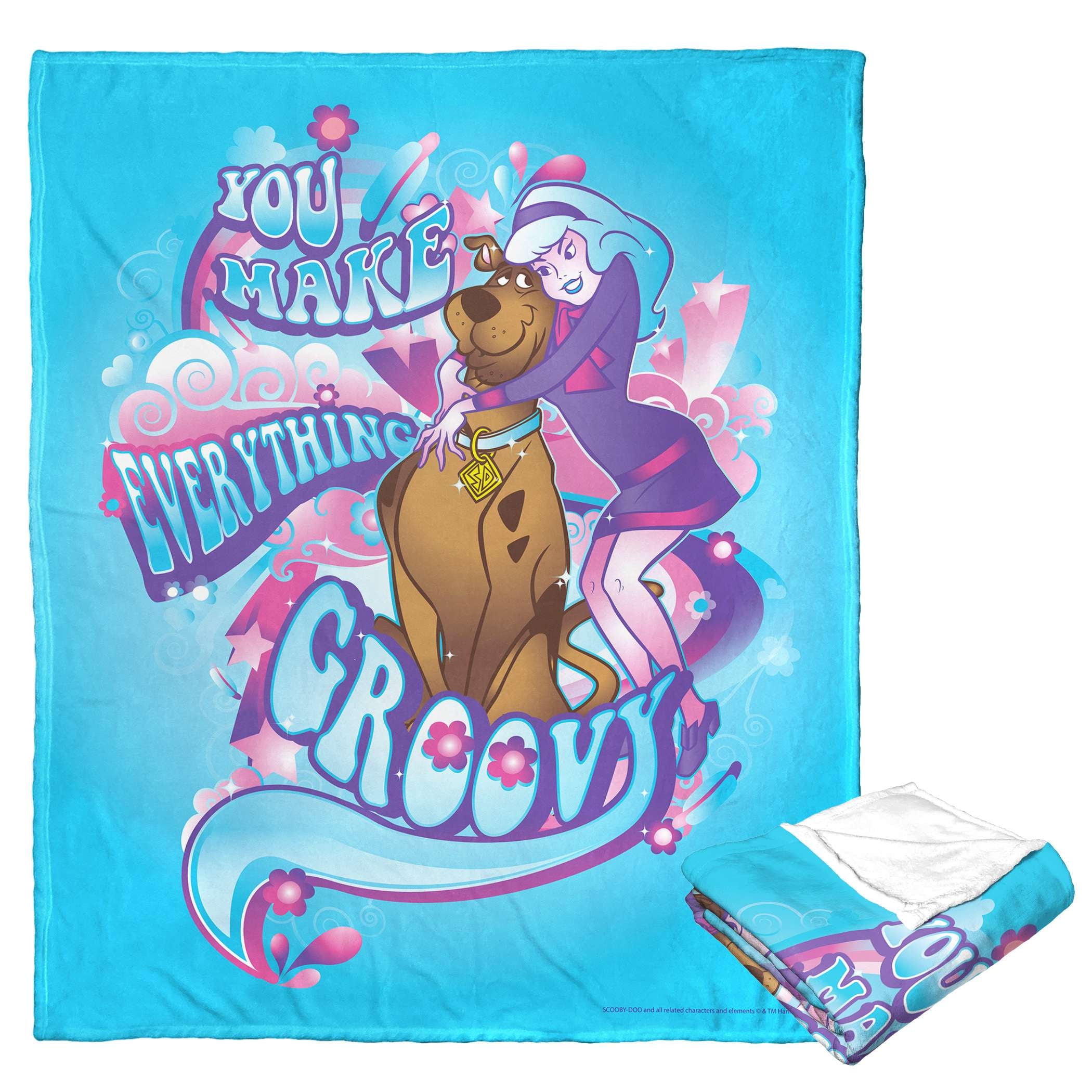 Scooby Doo You Are Groovy Kids Silk Touch Throw Blanket - Walmart.com