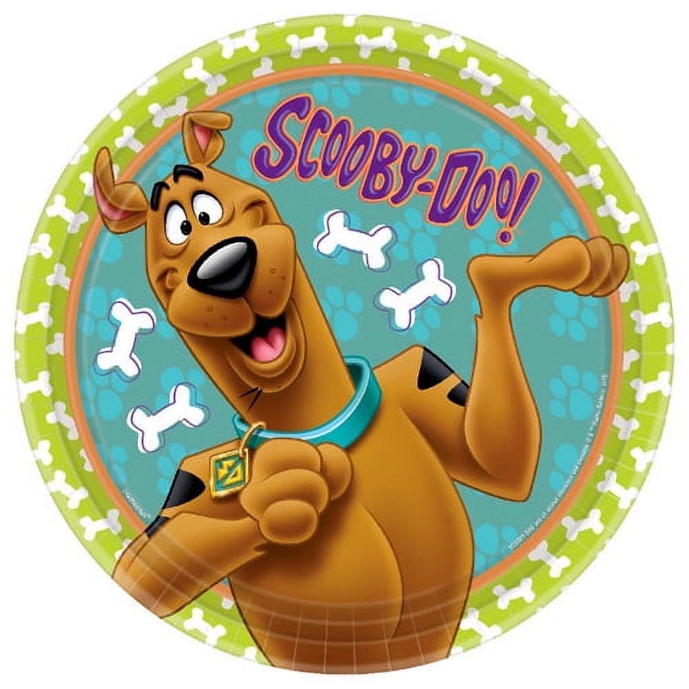 Scooby-Doo Zoinks Cartoon Dog Kids Birthday Party 9" Paper Dinner ...