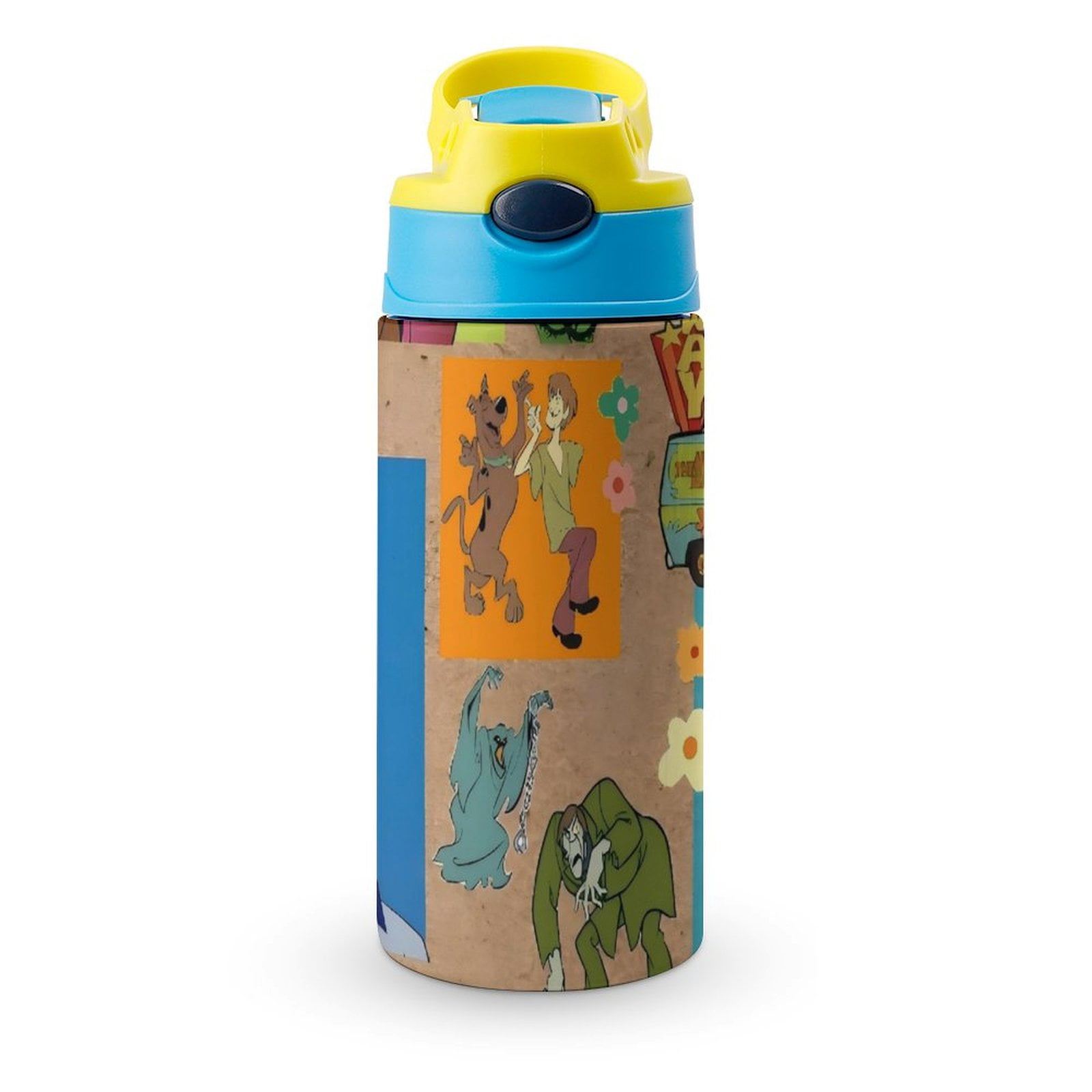 Scooby Doo kids stainless steel water cup with straw 350ml - Walmart.com