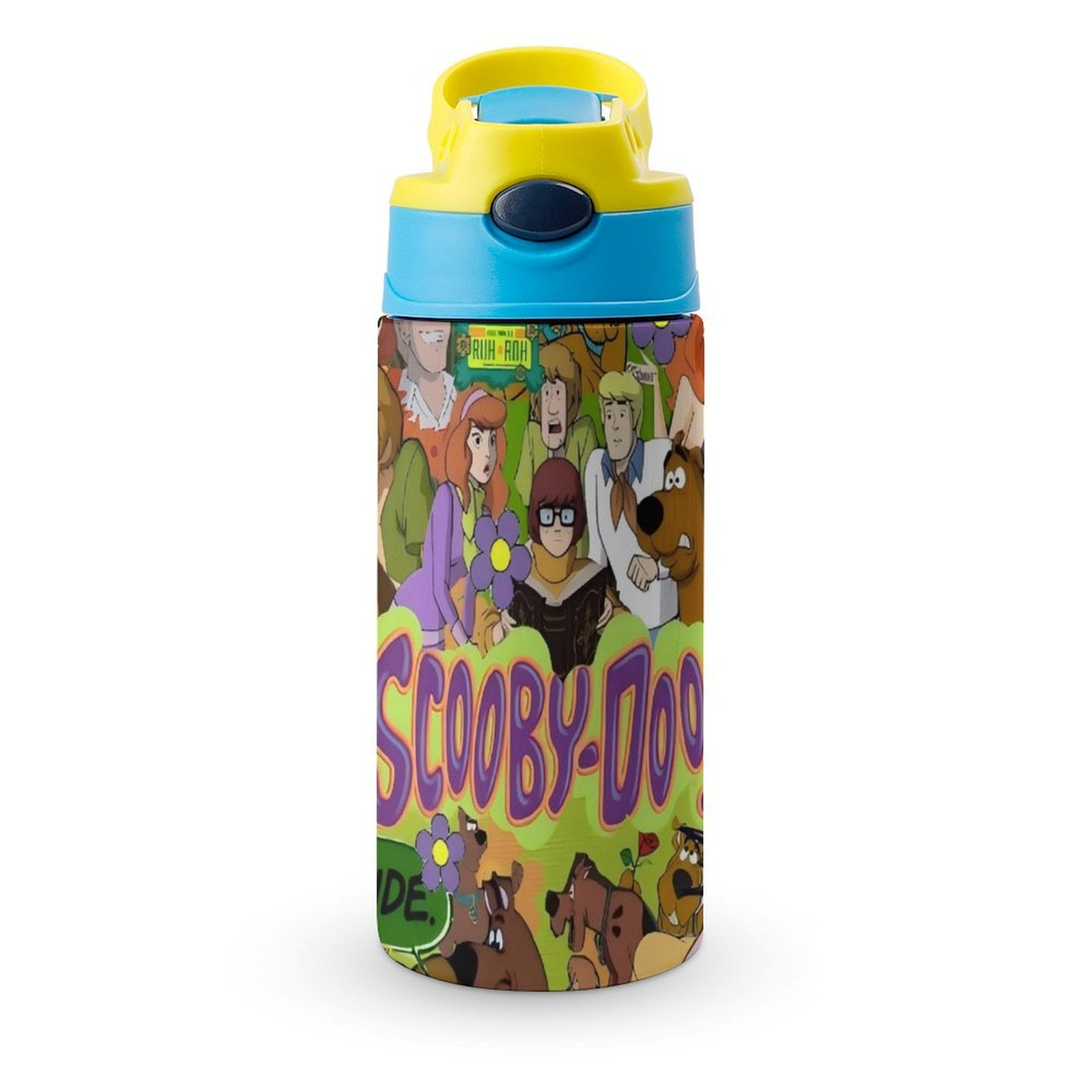 Scooby Doo kids stainless steel water cup with straw 350ml - Walmart.com