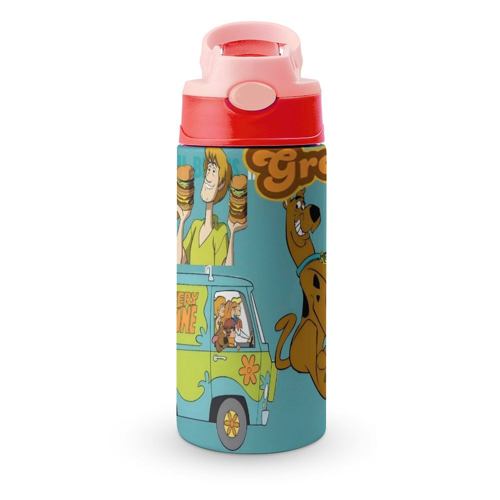 Scooby Doo kids stainless steel water cup with straw 350ml - Walmart.com