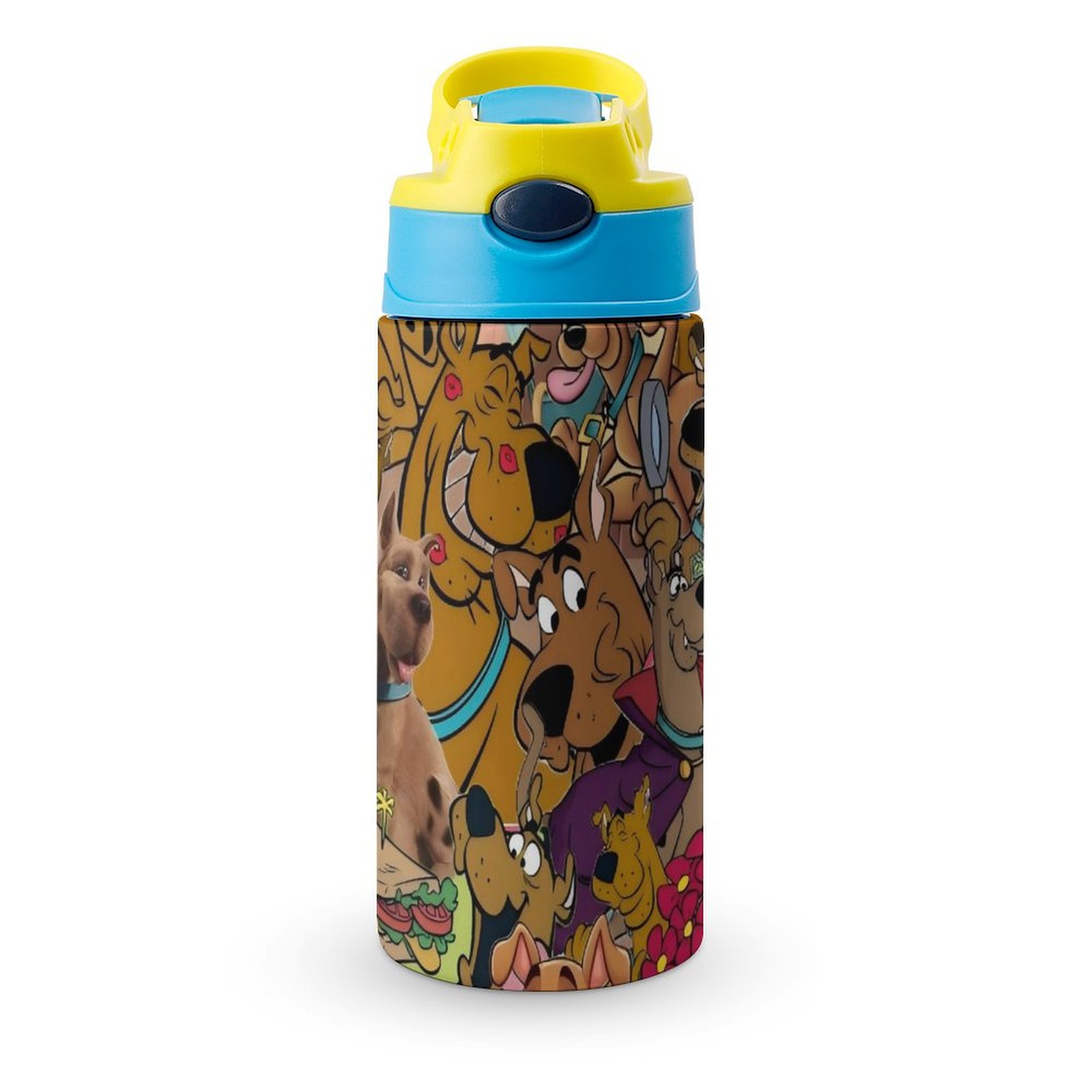 Scooby Doo kids stainless steel water cup with straw 350ml - Walmart.com