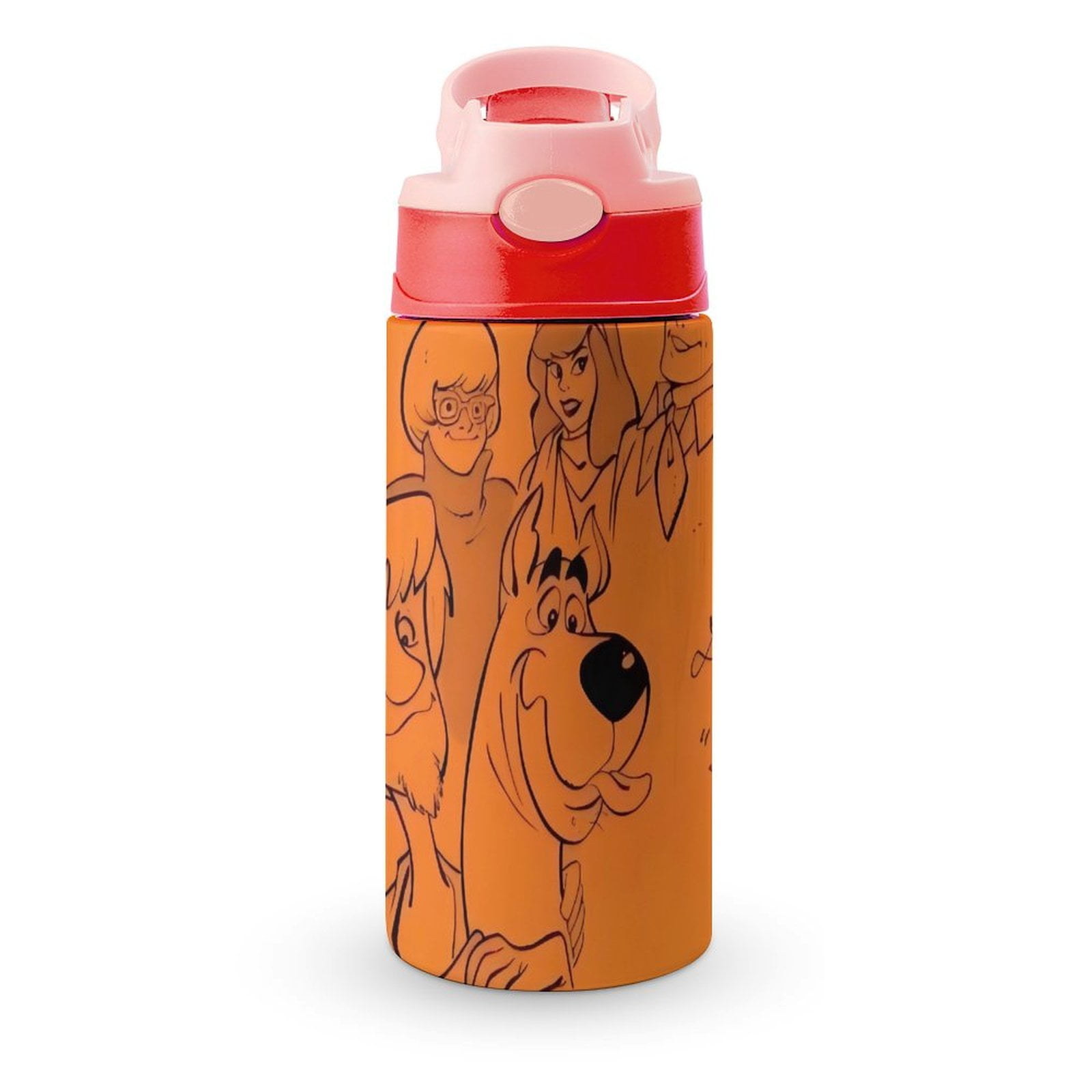 Scooby Doo kids stainless steel water cup with straw 350ml - Walmart.com