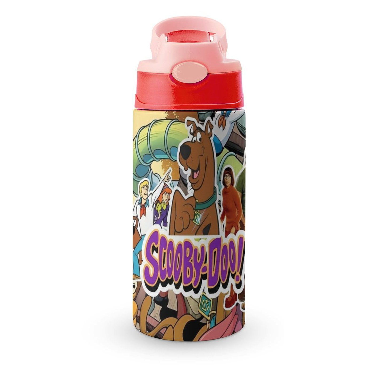 Scooby Doo kids stainless steel water cup with straw 350ml - Walmart.com