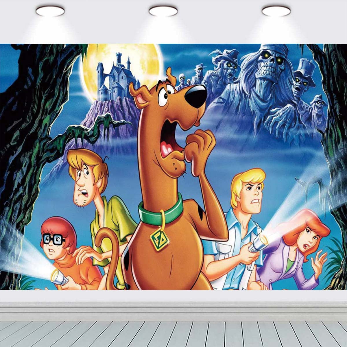Scooby Doo school Poster Backdrop Banner Party Supplies Birthday ...