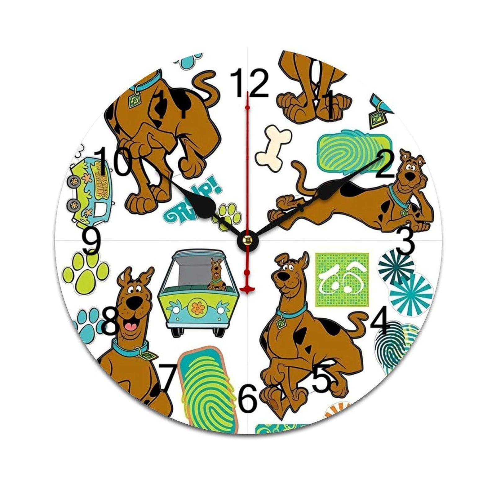 Scooby Doo wall clocks battery operated decorative 25cm/9.84in ...