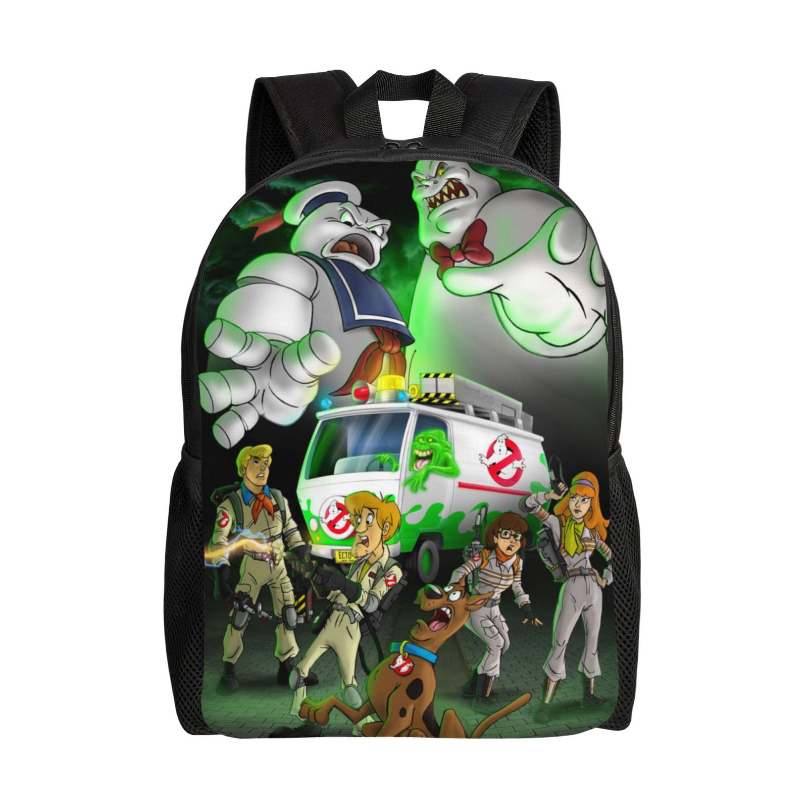 Scooby Ghostbusters Backpack Lightweight Unisex Basic Daypack Bookbag ...