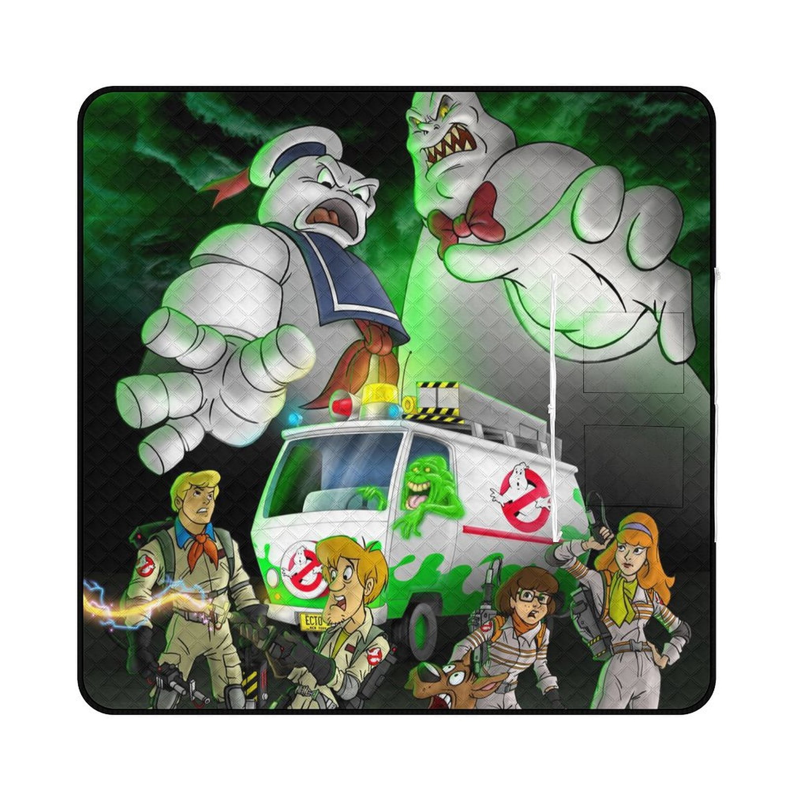Scooby Ghostbusters Picnic Mat Sandproof Waterproof Foldable Portable ...
