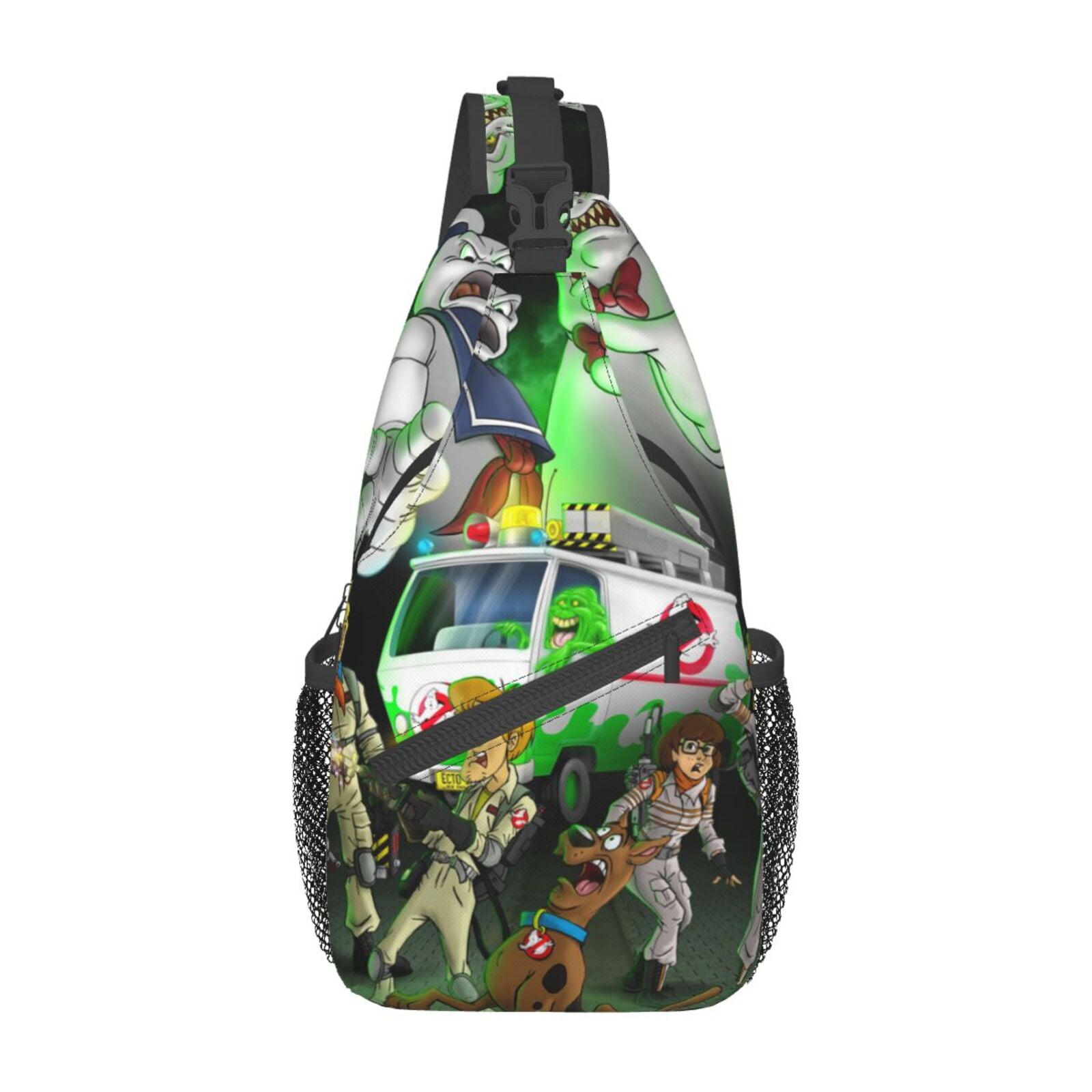 Heqqred Scooby Ghostbusters Sling Bag, Crossbody Backpack, Travel Chest ...