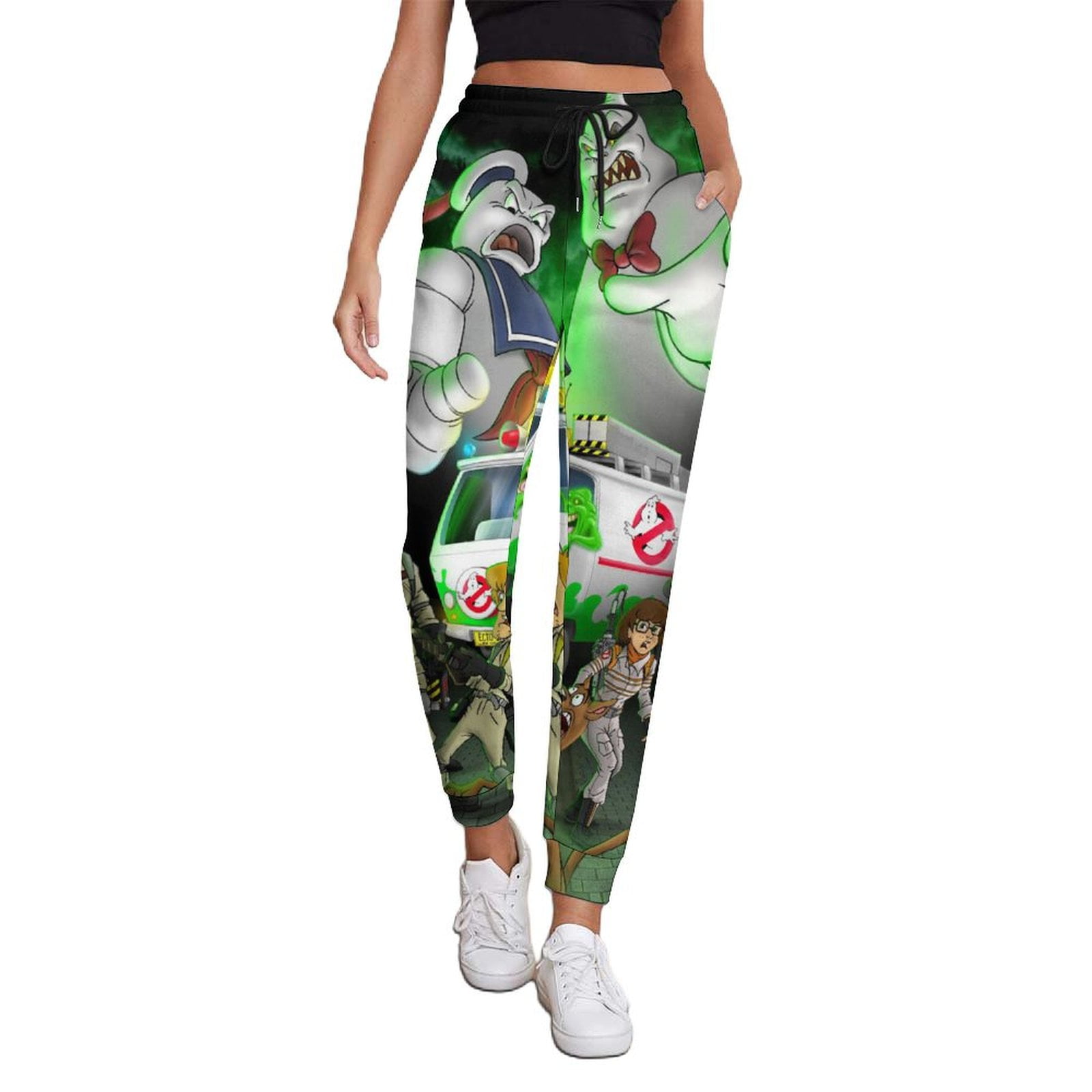 Scooby Ghostbusters Womens Sweatpants Joggers Pants Trousers Casual 3D ...