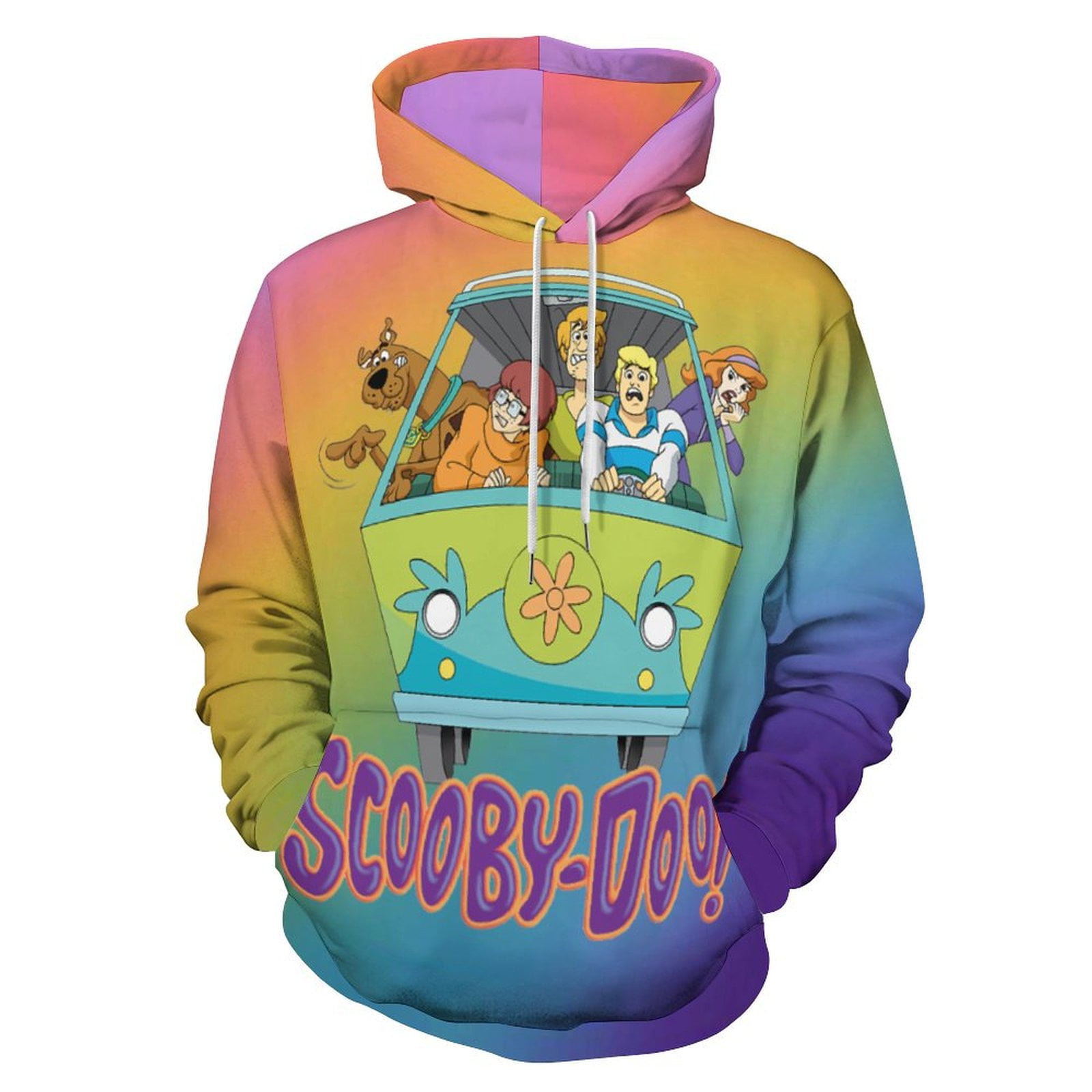 Scooby Machine Scooby-Doo Adult Sweater Pullover Hoodie 3D Printed ...